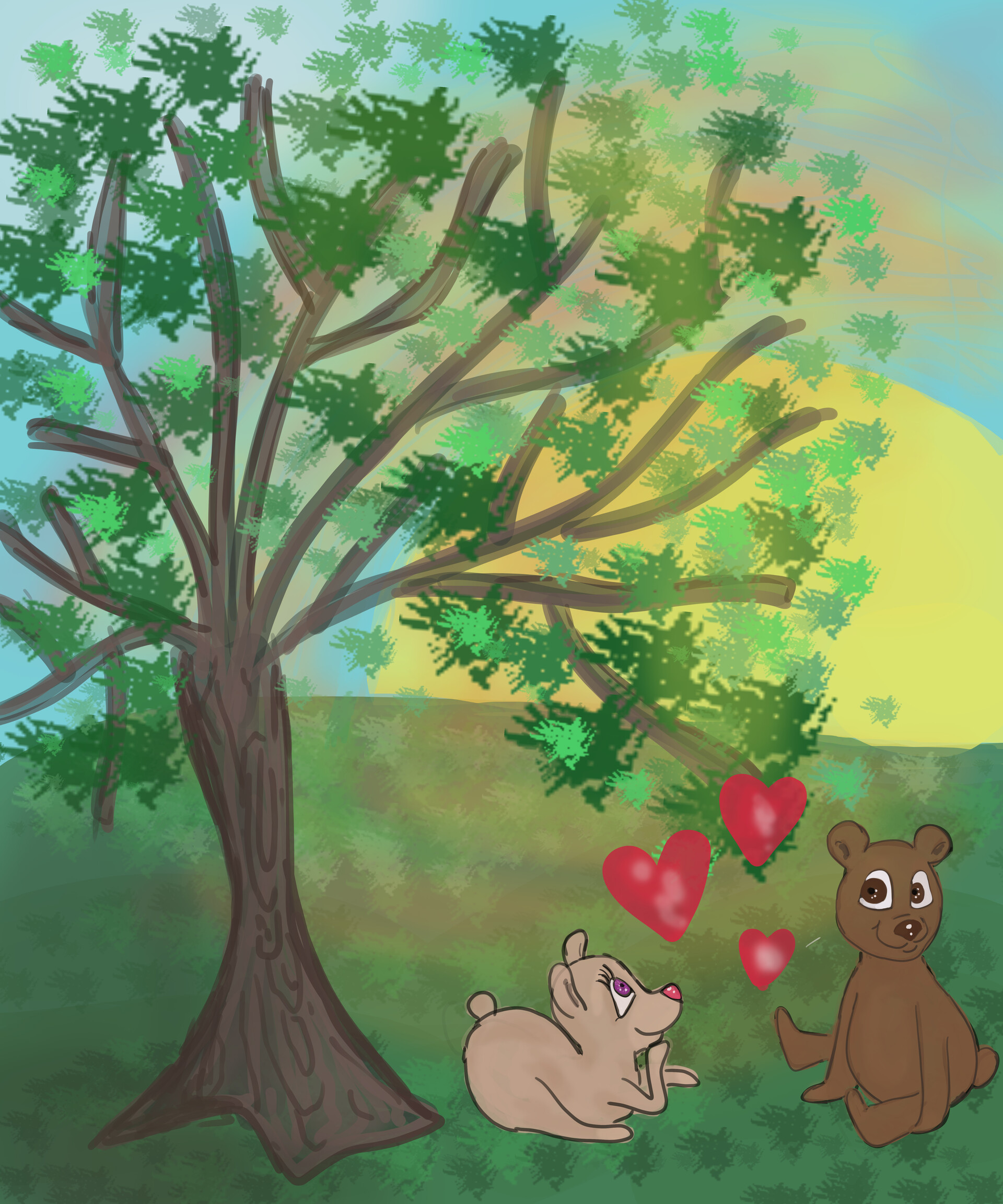 ArtStation - Forest love