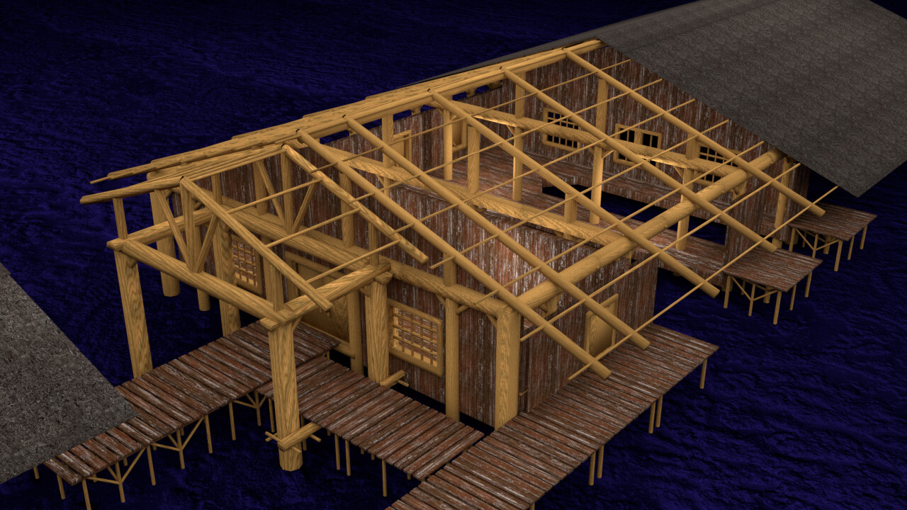 Phillip Foley - Boathouse and La Grange (meeting hall)