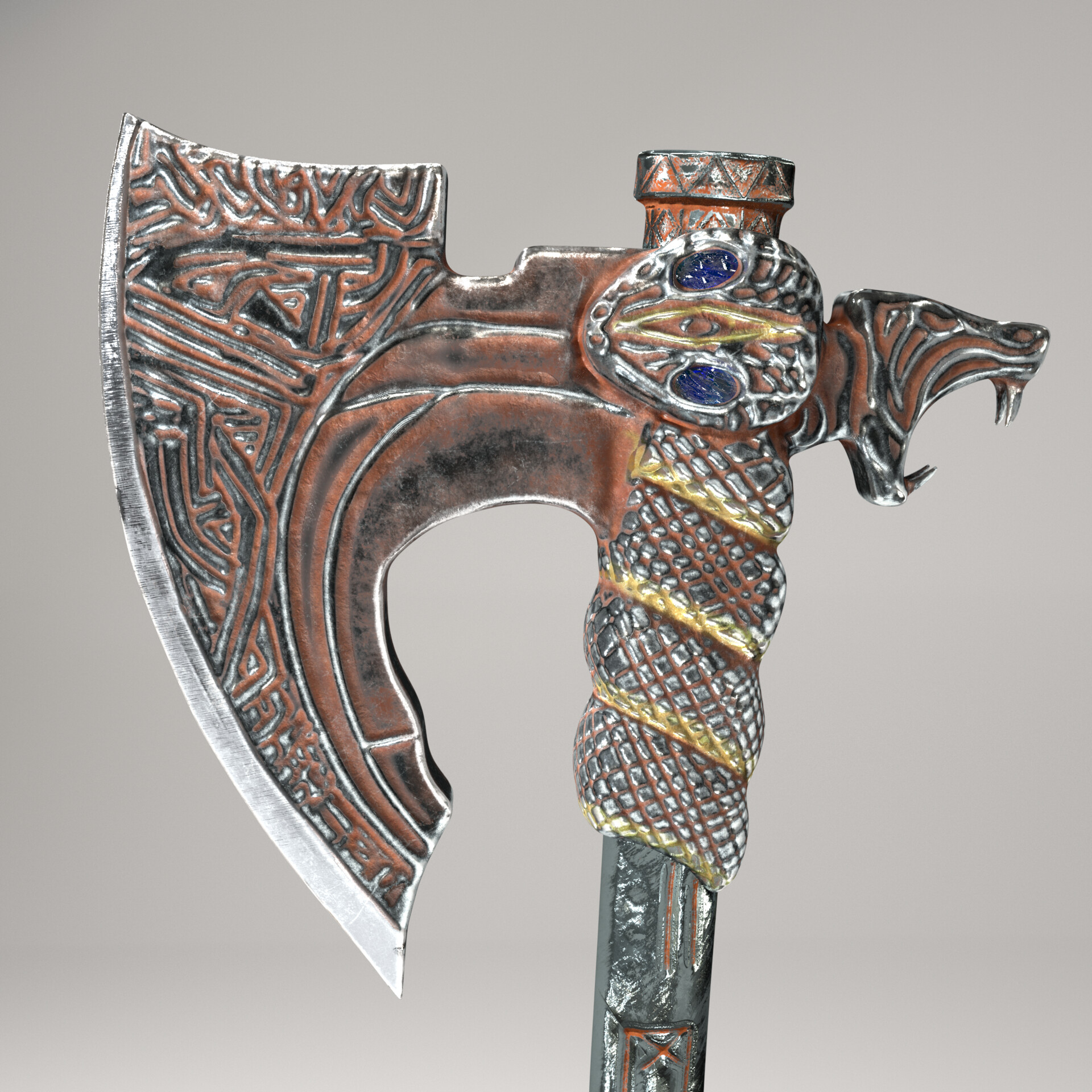 Shmulik Meshulam - Strange Bedfellow's Viking Axe - "For Honor" Fan art