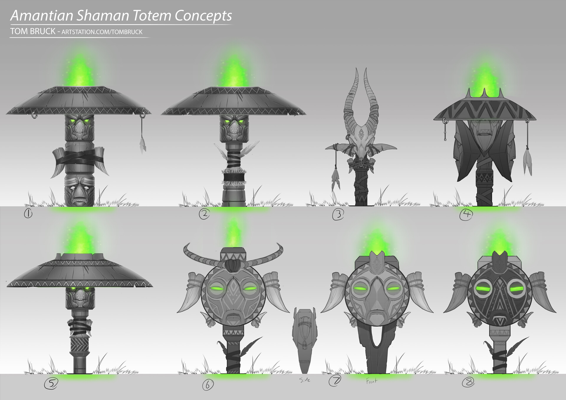 Tom Bruck - Amantian Shaman Totem Concepts