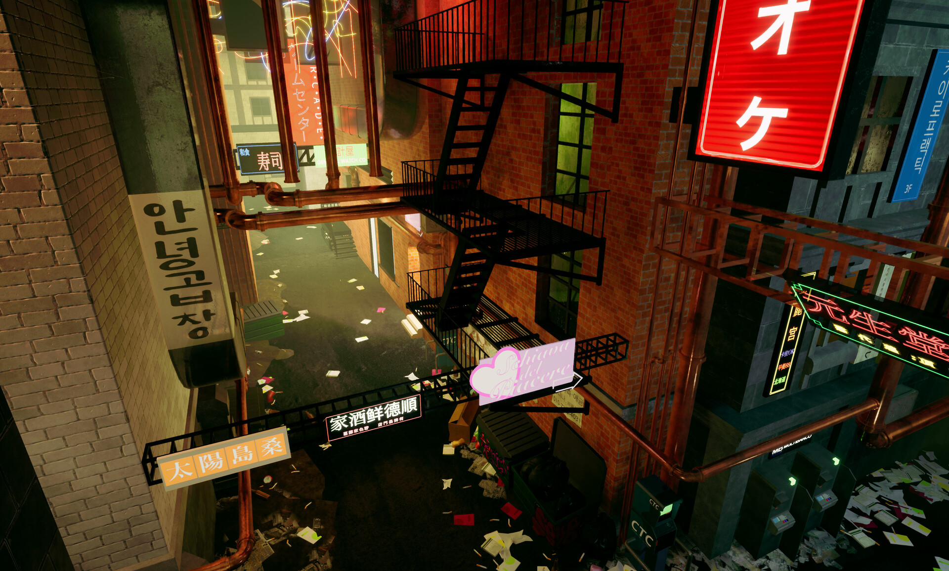 Jordan Tolbert - Cyperpunk Alleyway - 3D Environment