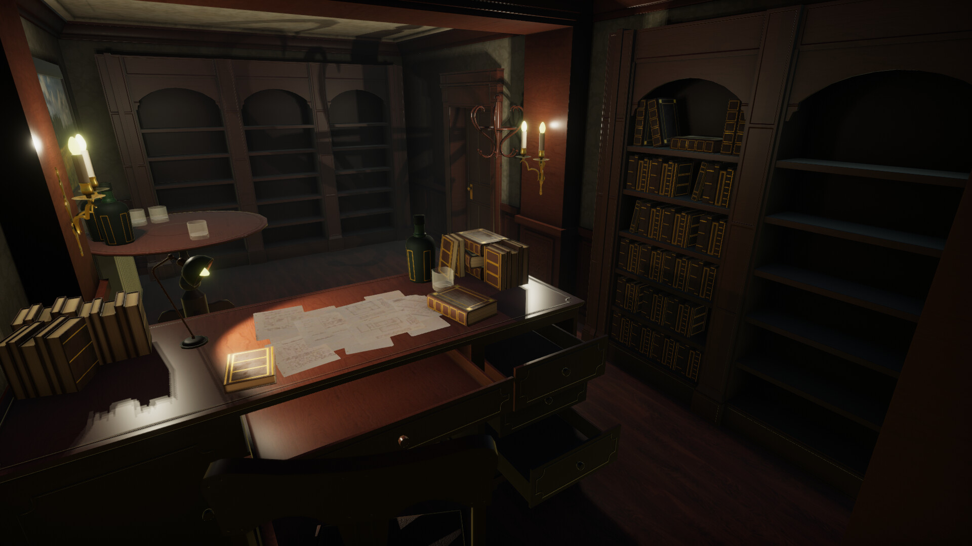 ArtStation - Mansion Study Render