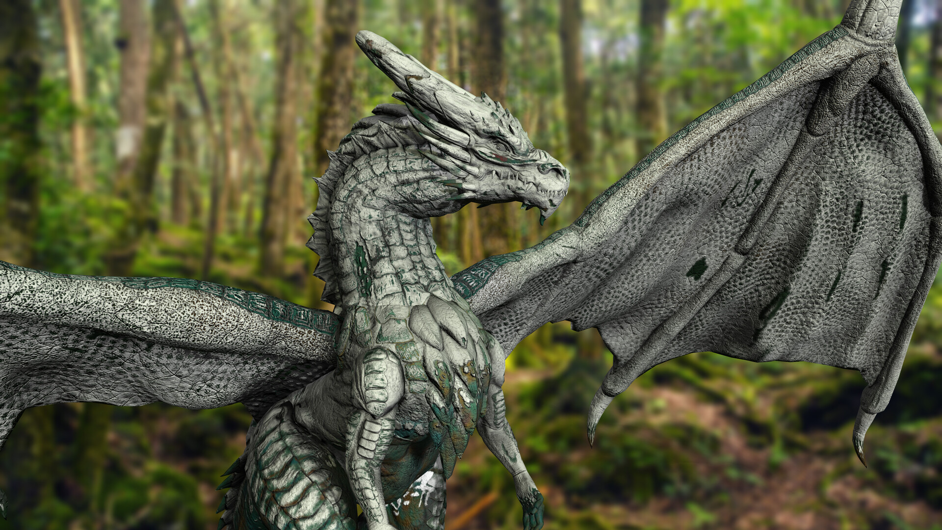 ArtStation - Dragon_statue