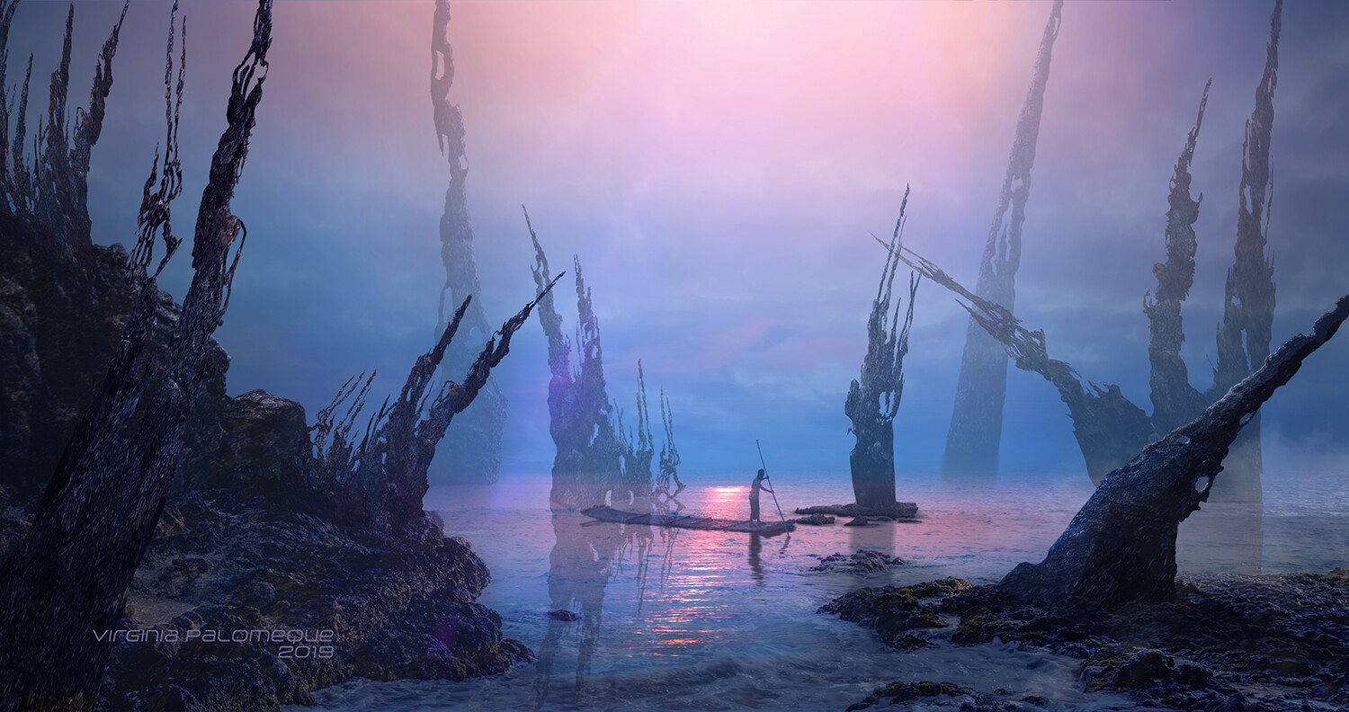 ArtStation - Ancient Lake