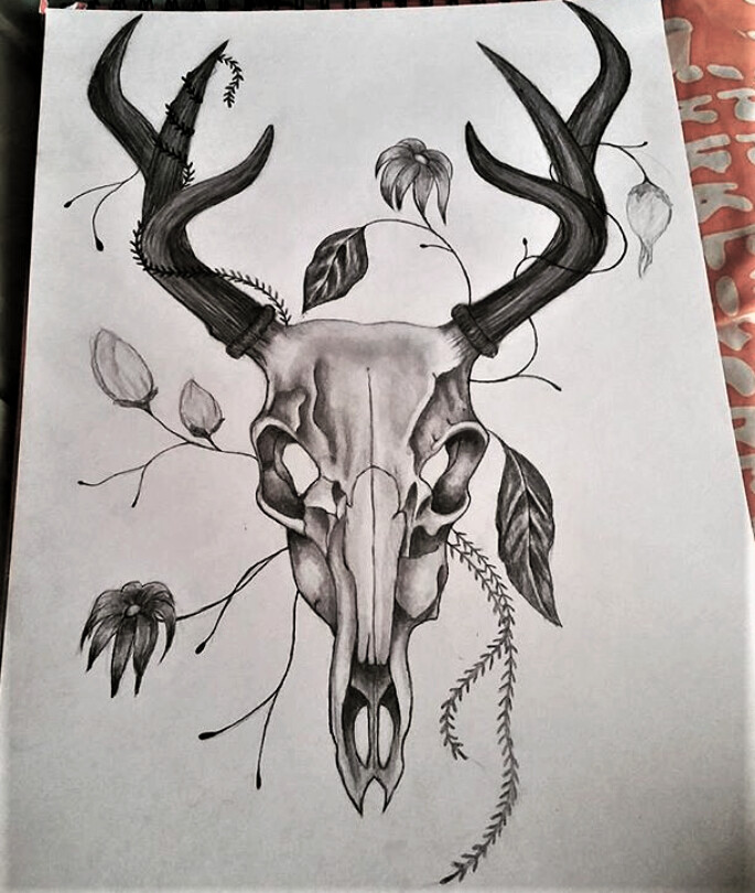 ArtStation - Deer skull