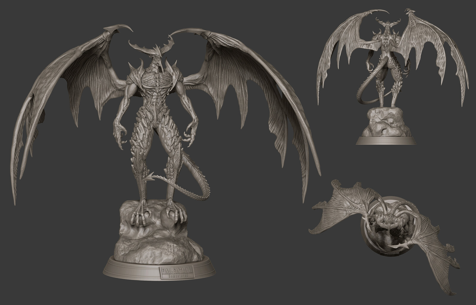 Rodrigo Silveira - Diablos - Final Fantasy VIII Statue