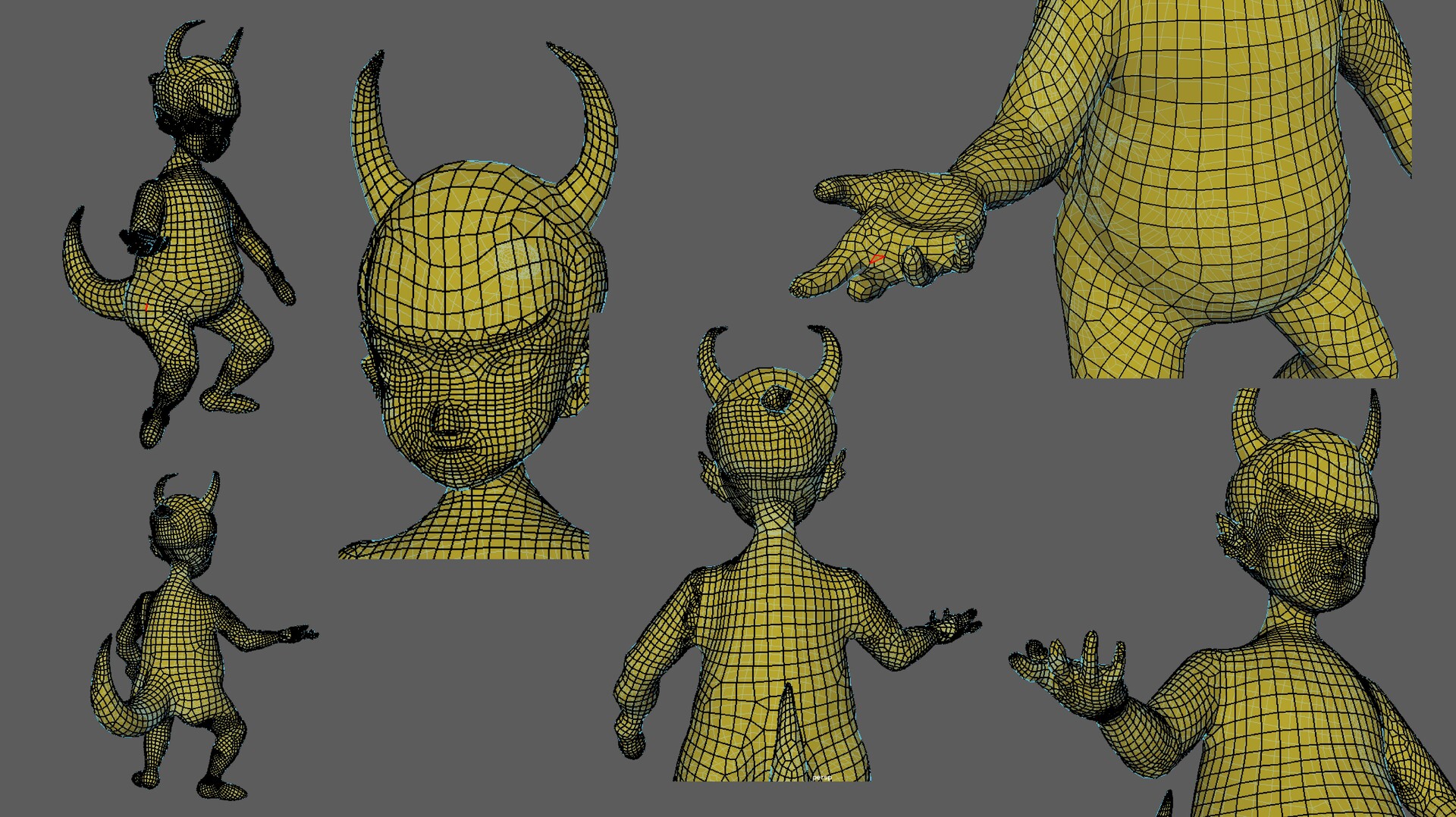 ArtStation - Retopology_GragonBaby