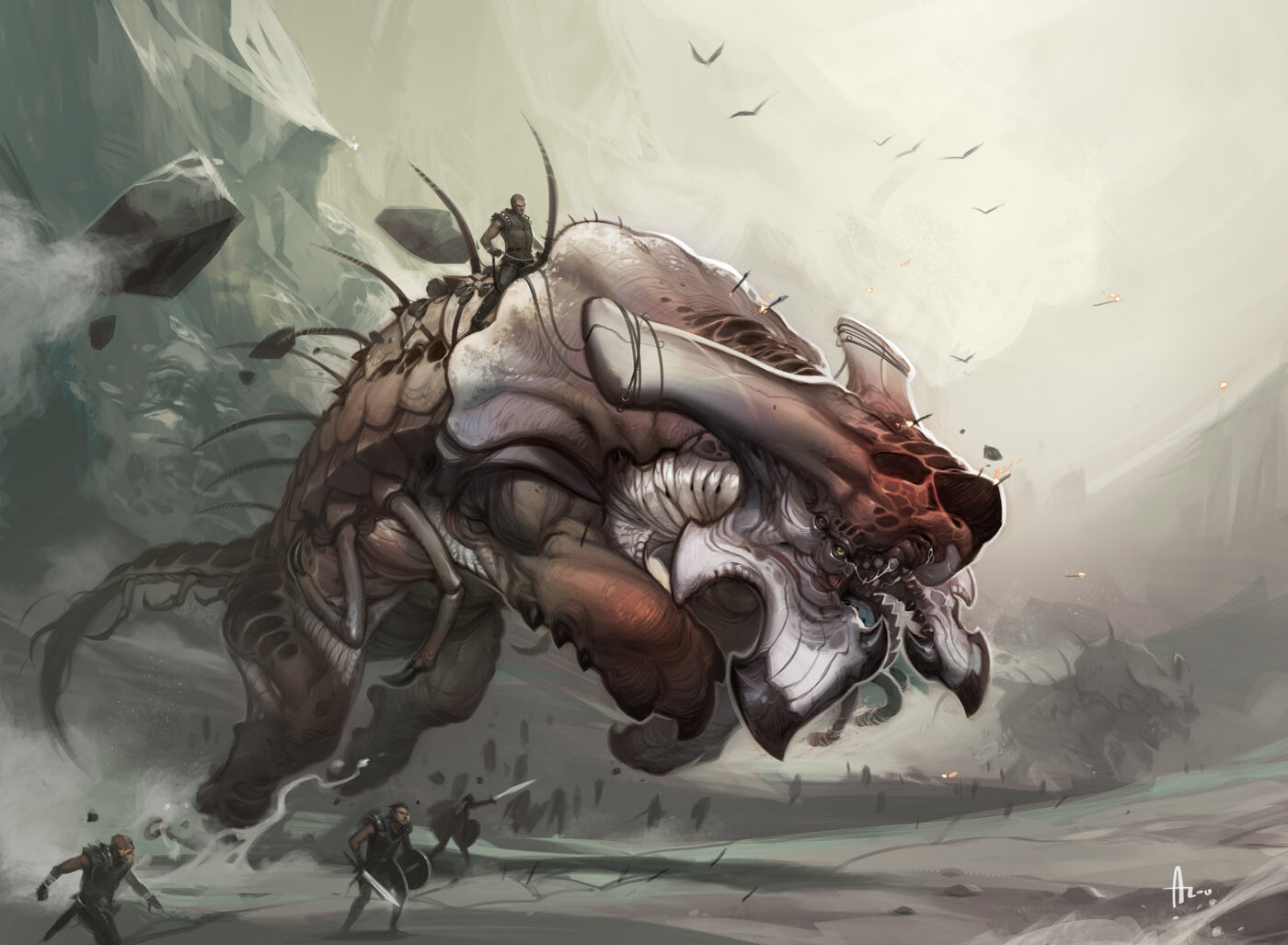 ArtStation - Front-line assault beast