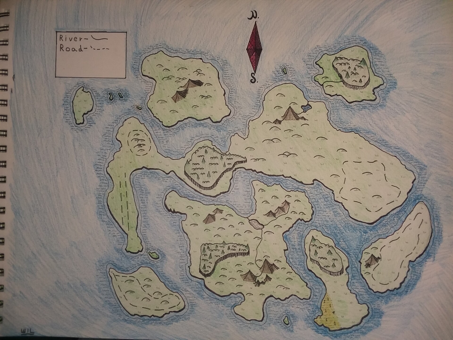 ArtStation - Island map