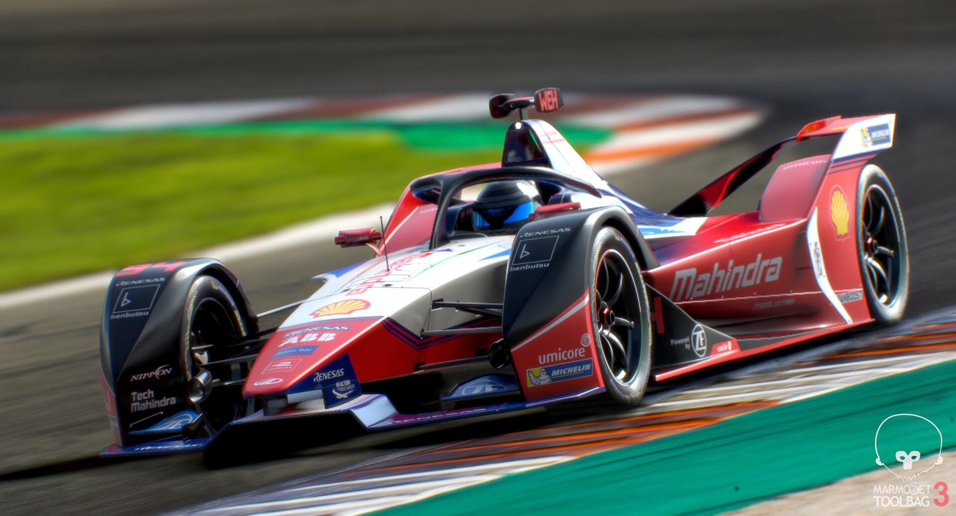 OpticalDreamSoft - Mahindra Racing Formula E Season 2019 2020 3D model