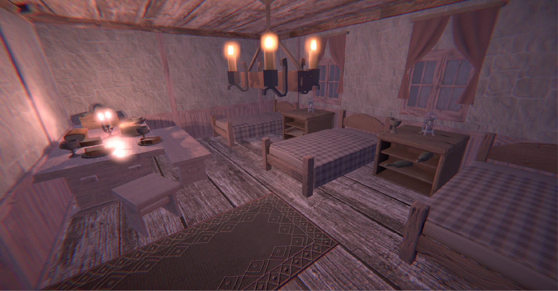 ArtStation - Tavern - Rooms