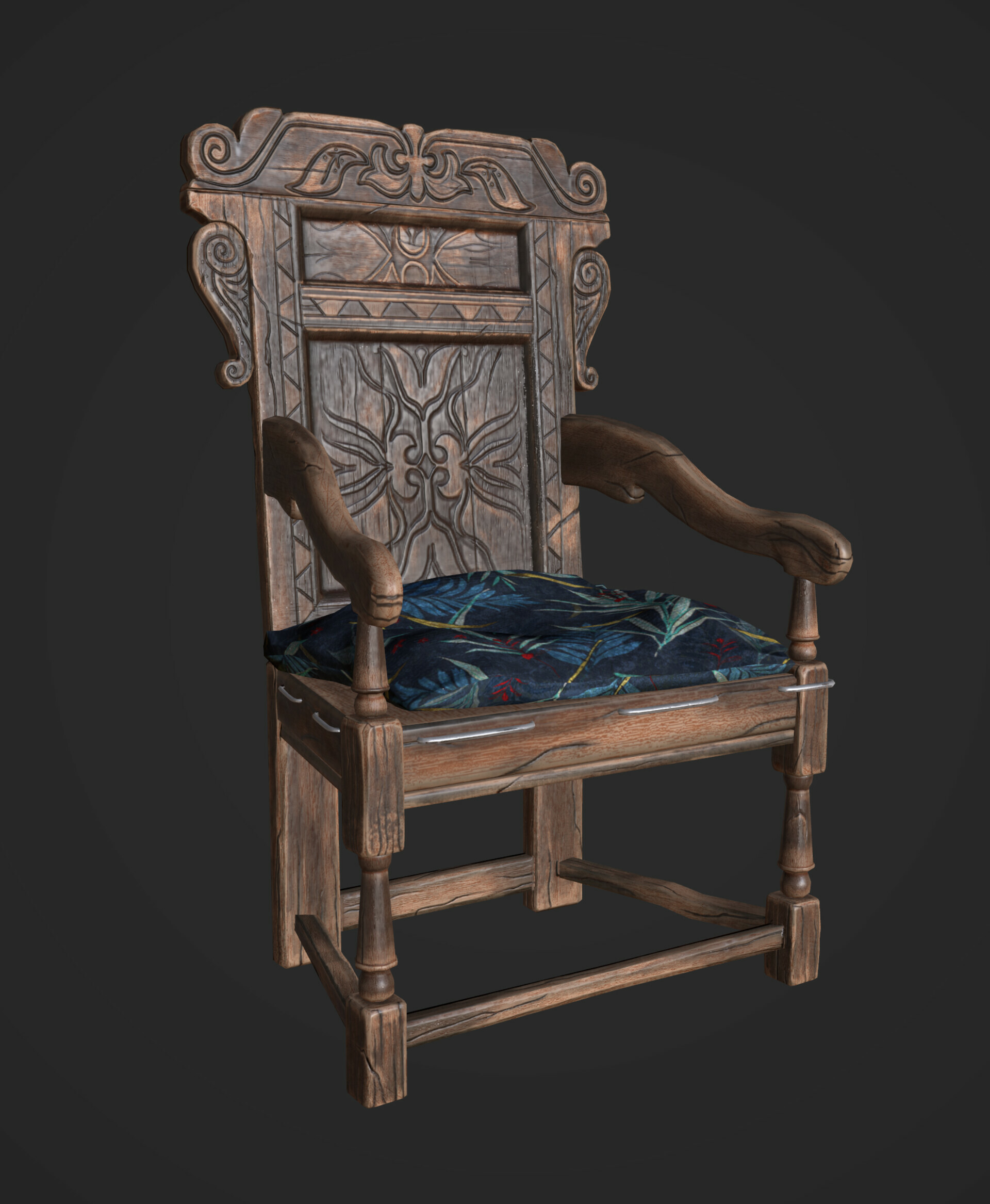 ArtStation - Medieval Chair