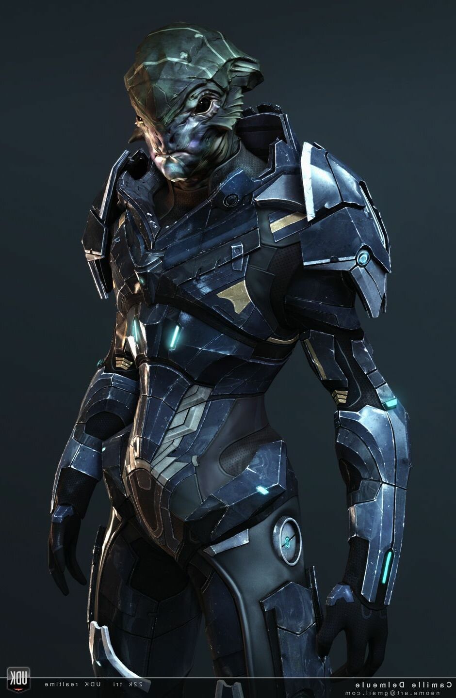 alien warrior concept art