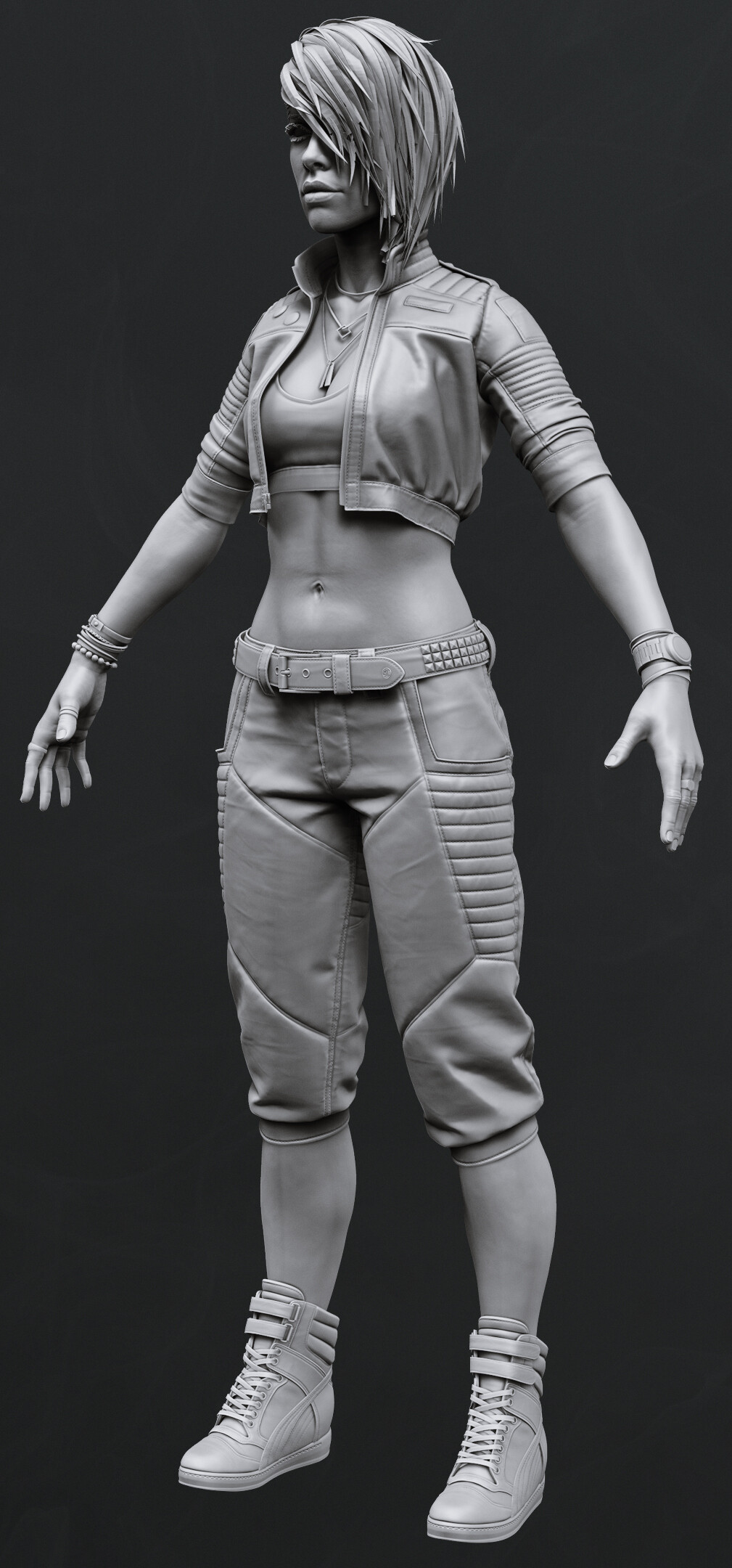 Jack Perry - Syn - Cyberpunk - Sculpt