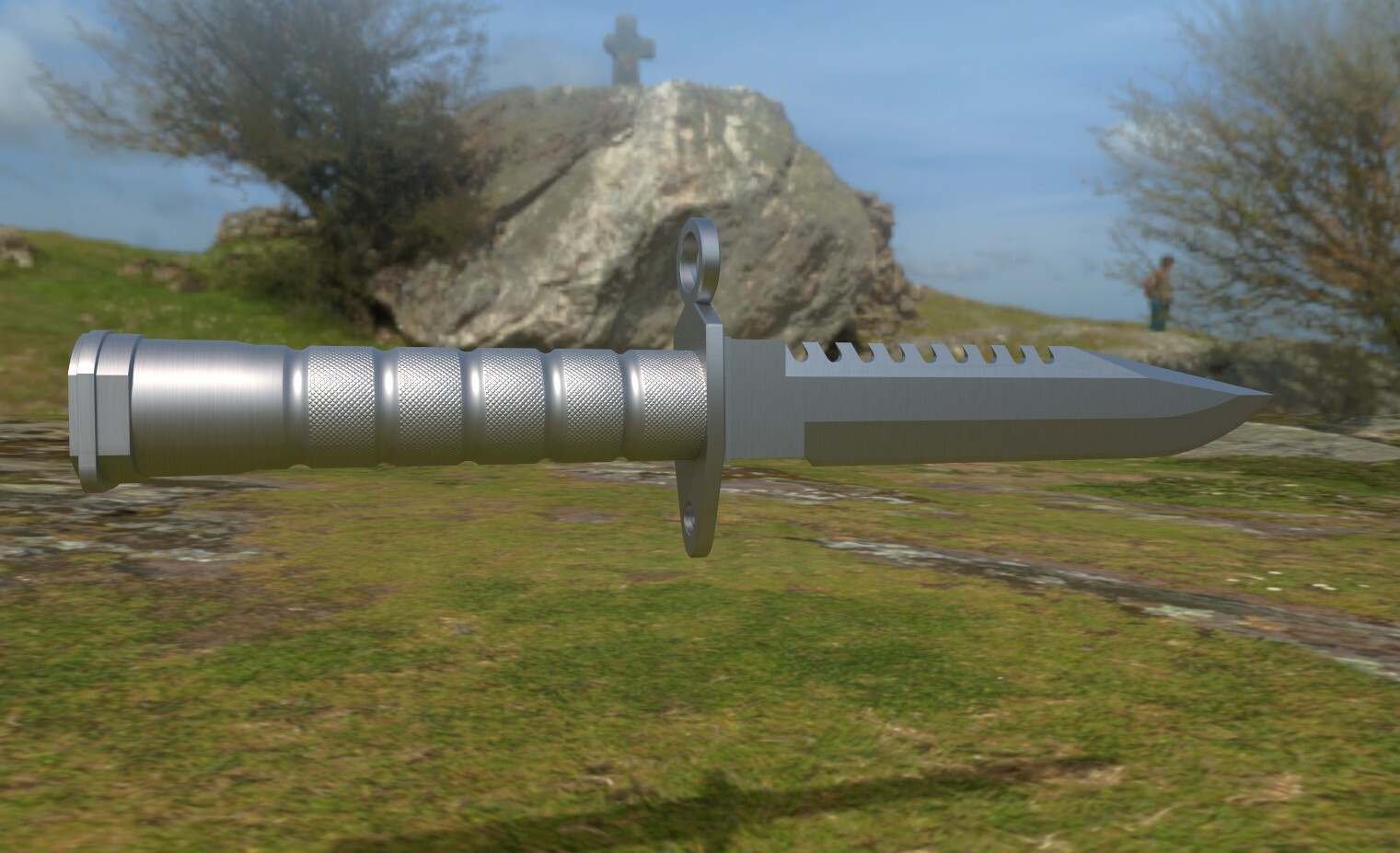 ArtStation - M9 Bayonet Pure Steel