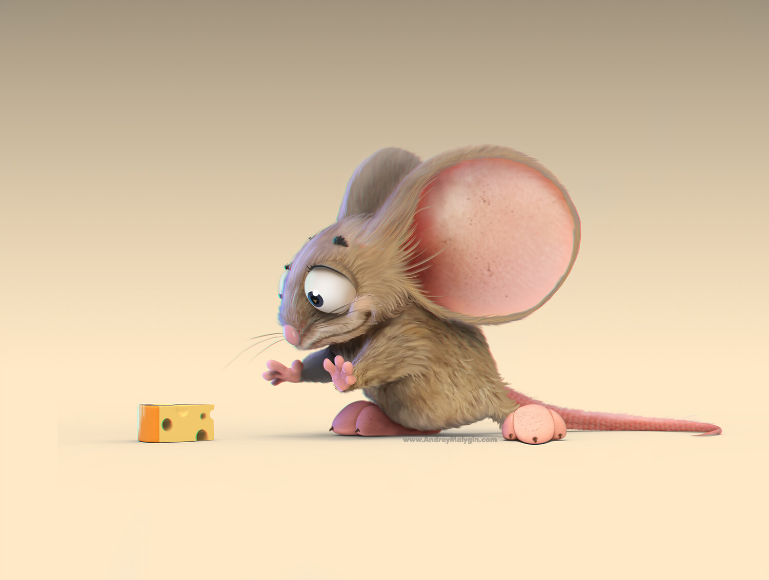 ArtStation - Hungry creatures "Mouse"