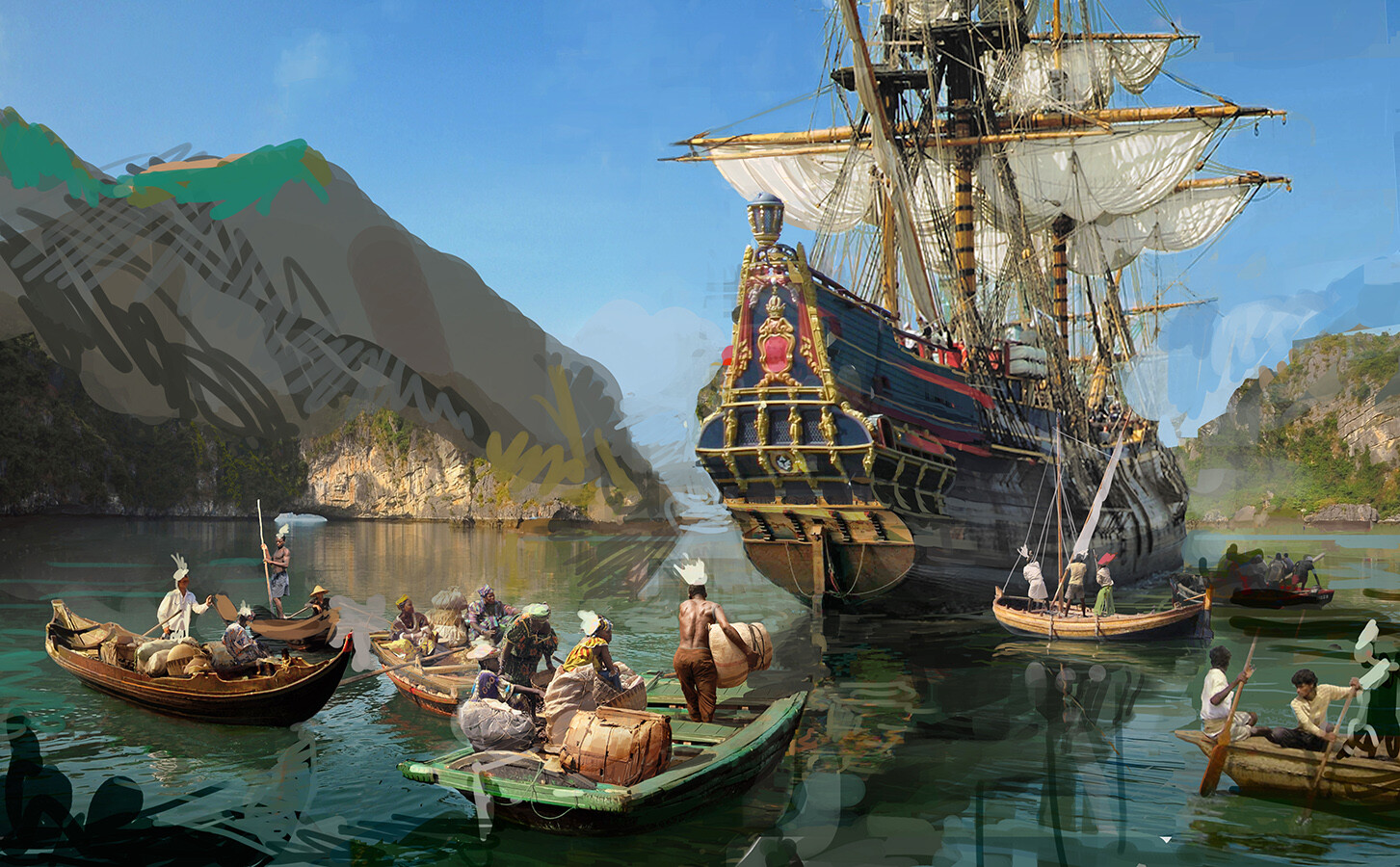 Sasha Beliaev - Endika's World Exploratory Sketches #4.