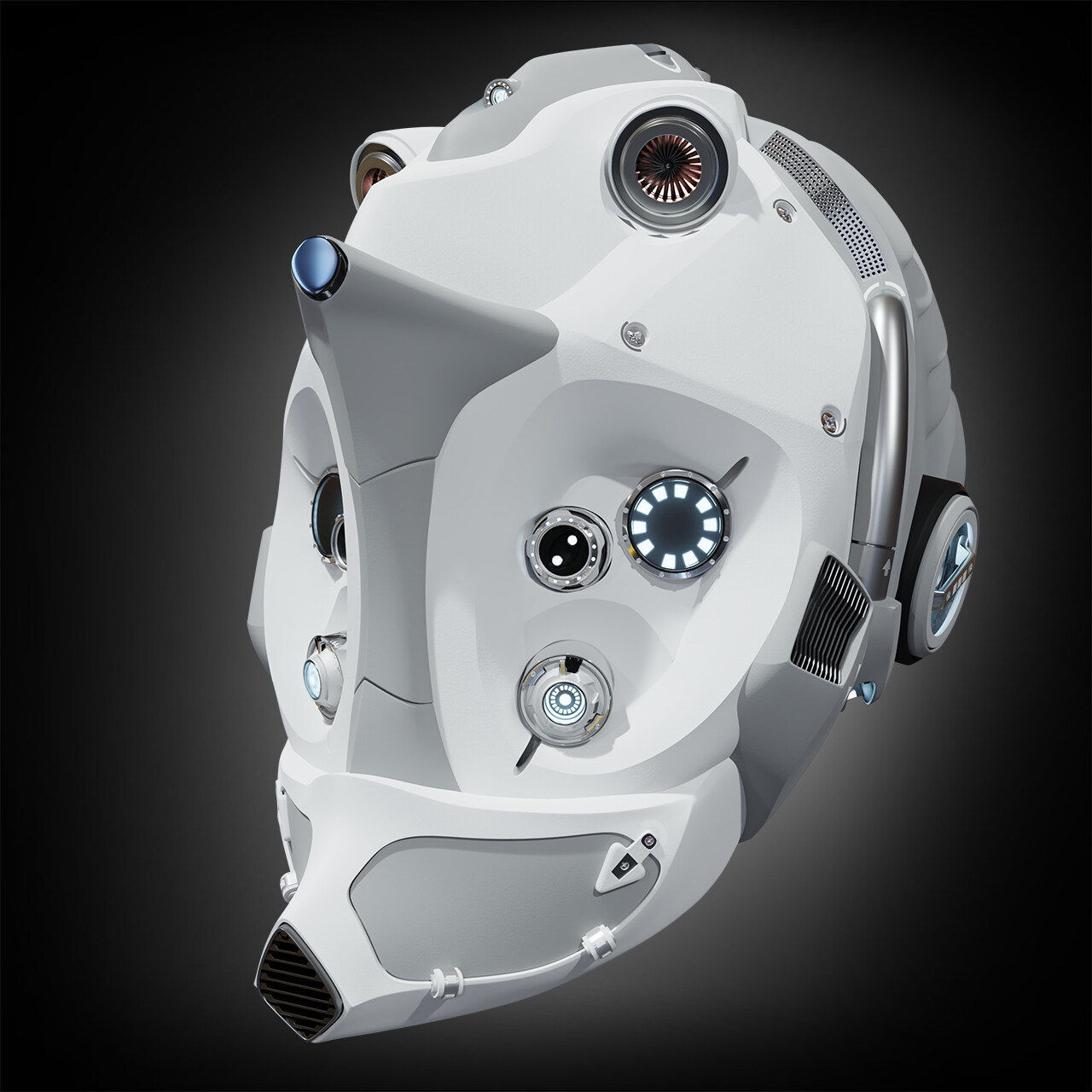 ArtStation - Sci-Fi Helmet