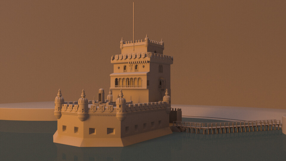 ArtStation - WiP Belem Tower