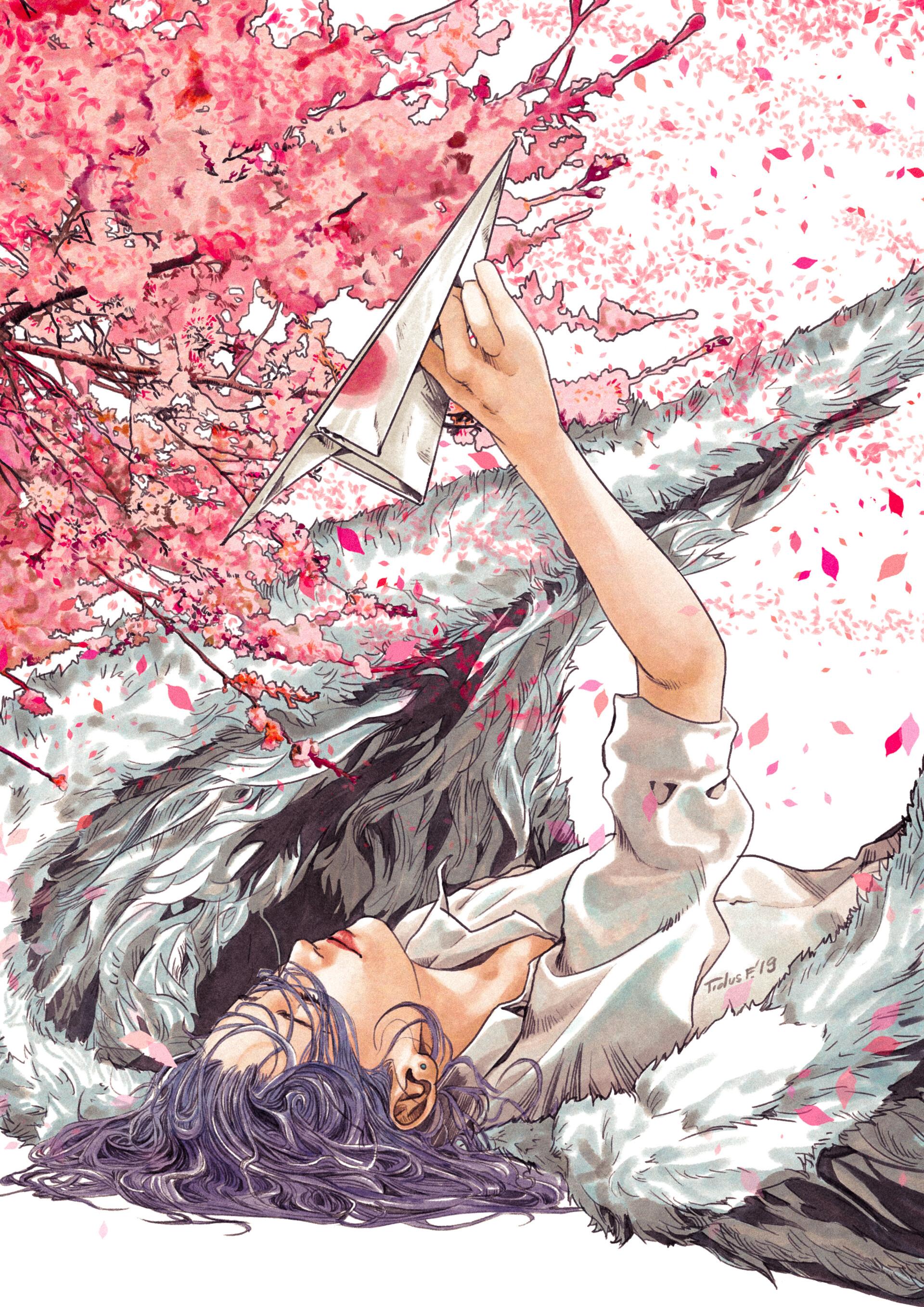 ArtStation - Có Một Thiên Thần Chờ Đợi Kỳ Tích • 七月 隆文