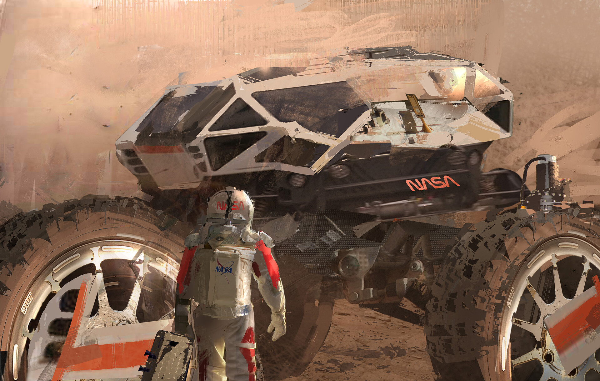 ArtStation - NASA Rover