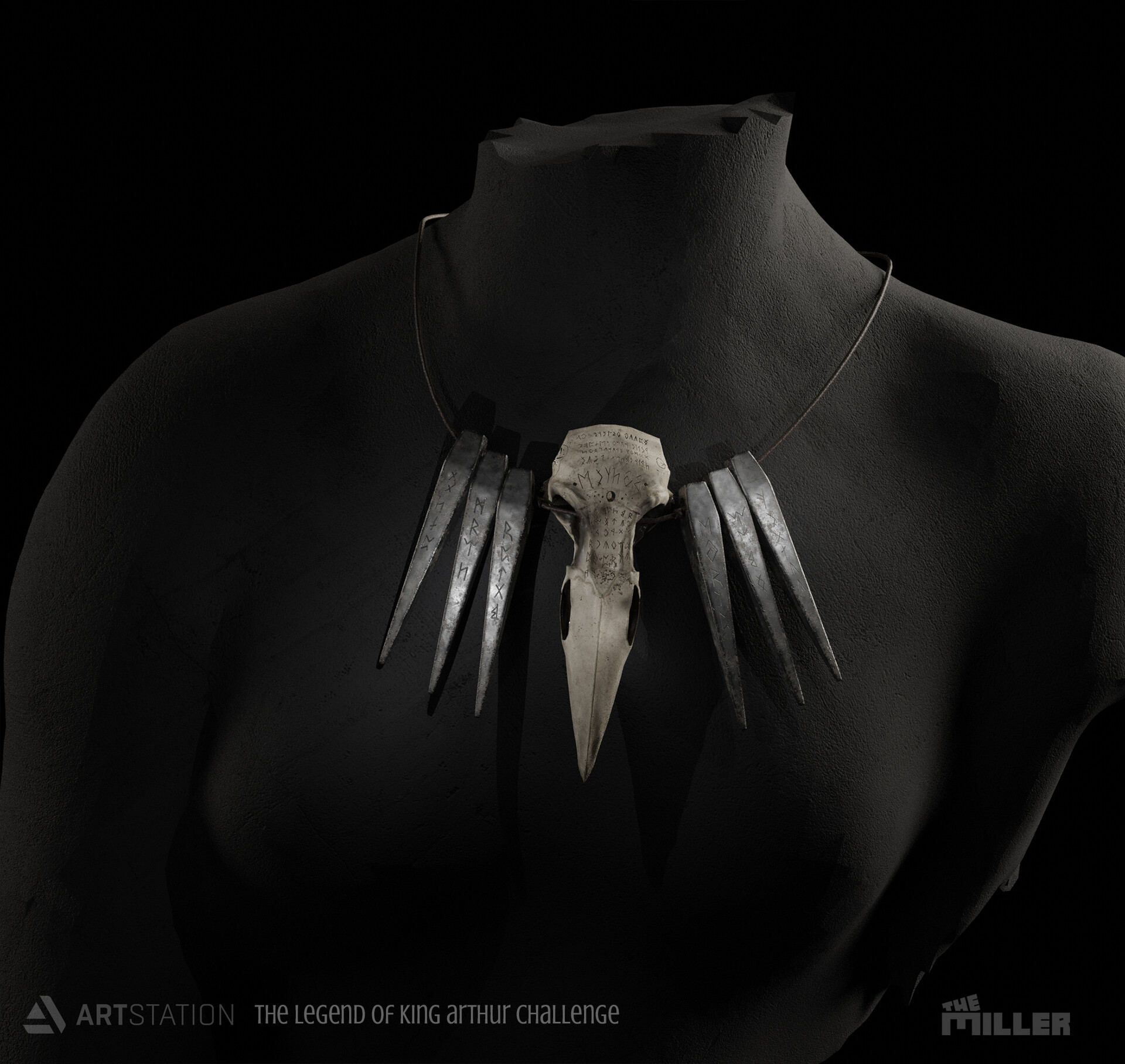 ArtStation - Ritual necklace of Morgan Le Fay