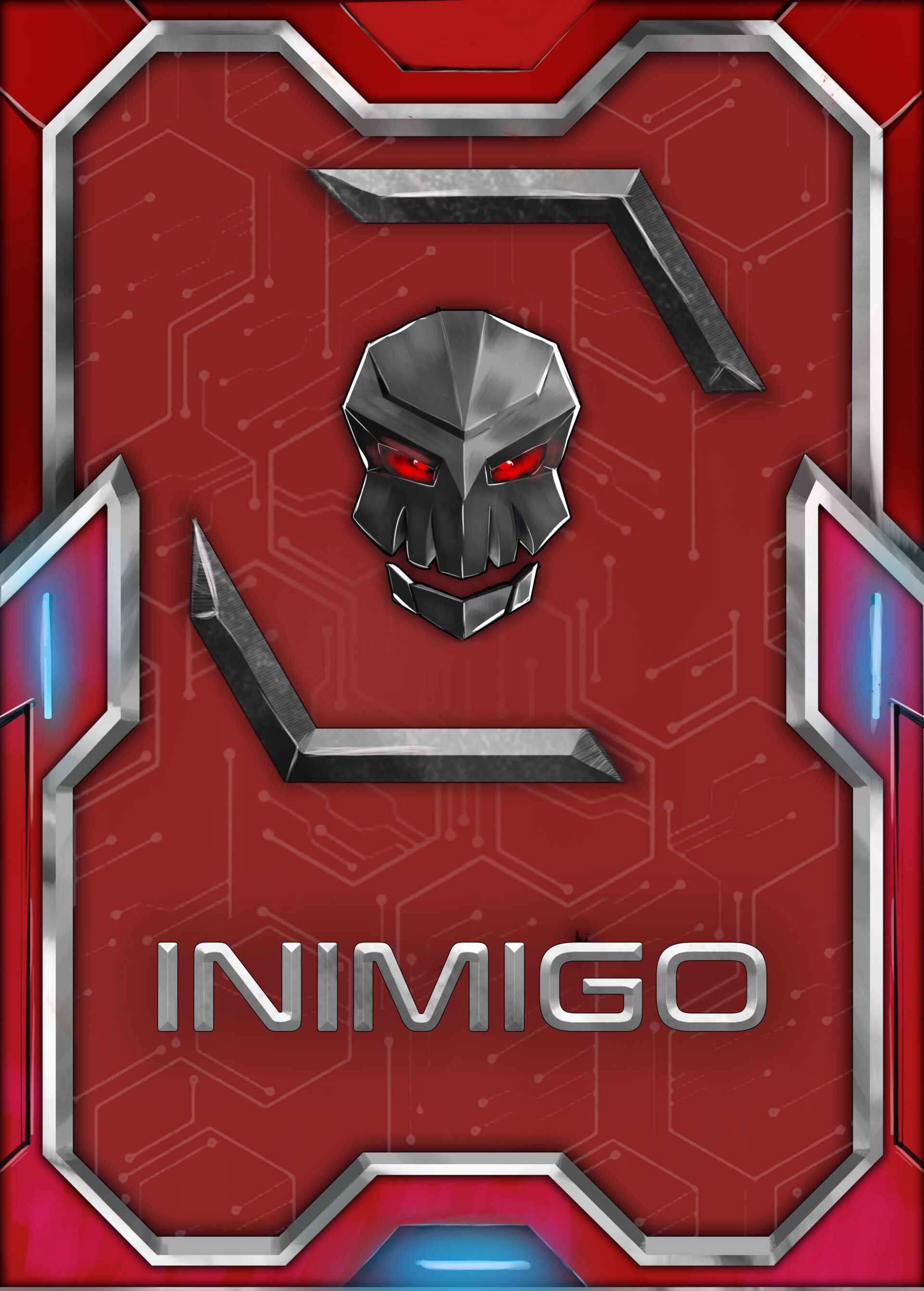 ArtStation - Enemy Card Back for Card RPGs