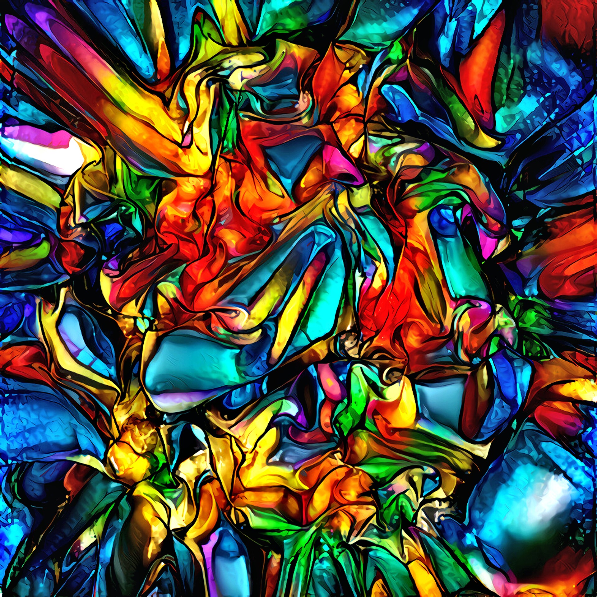 ArtStation - Deep Mind: Waves of Thinking