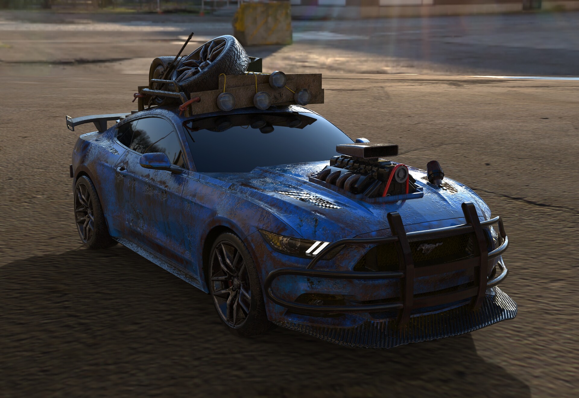 ArtStation - Mad Max Mustang