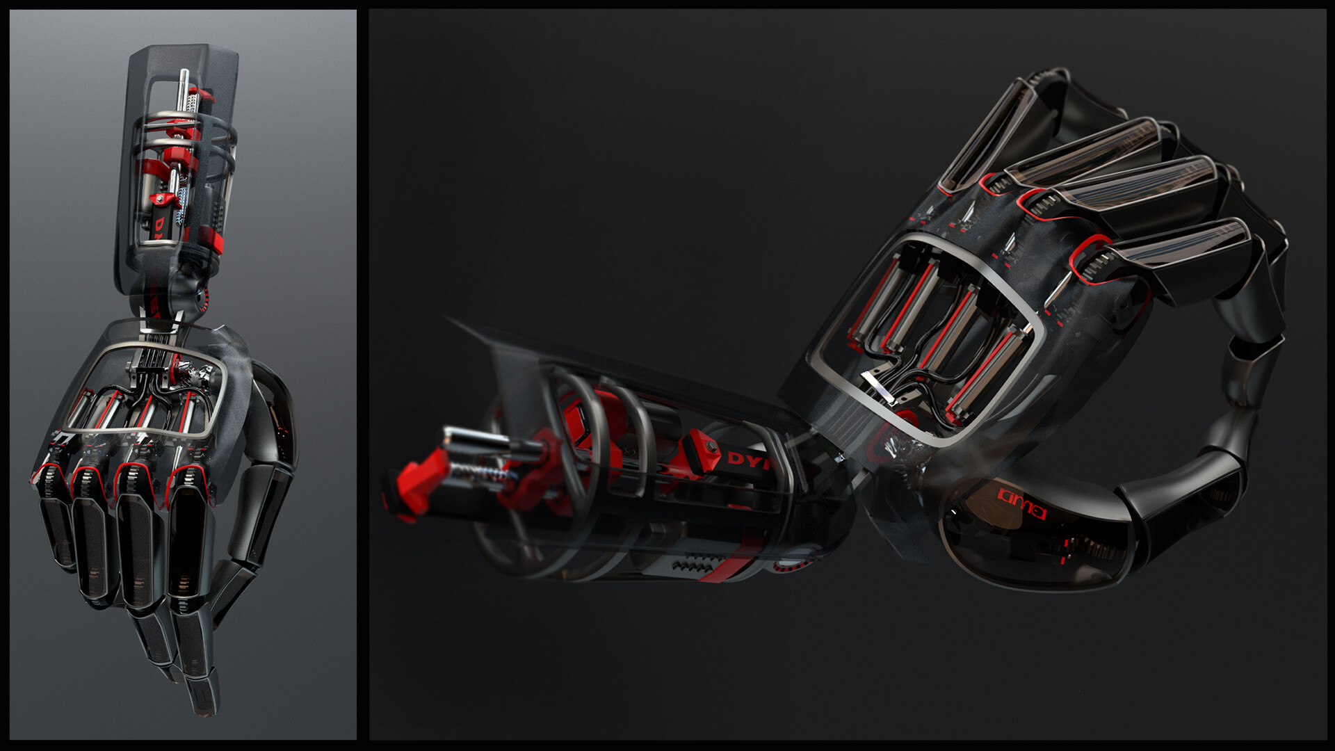 ArtStation - Robotic Hand Study