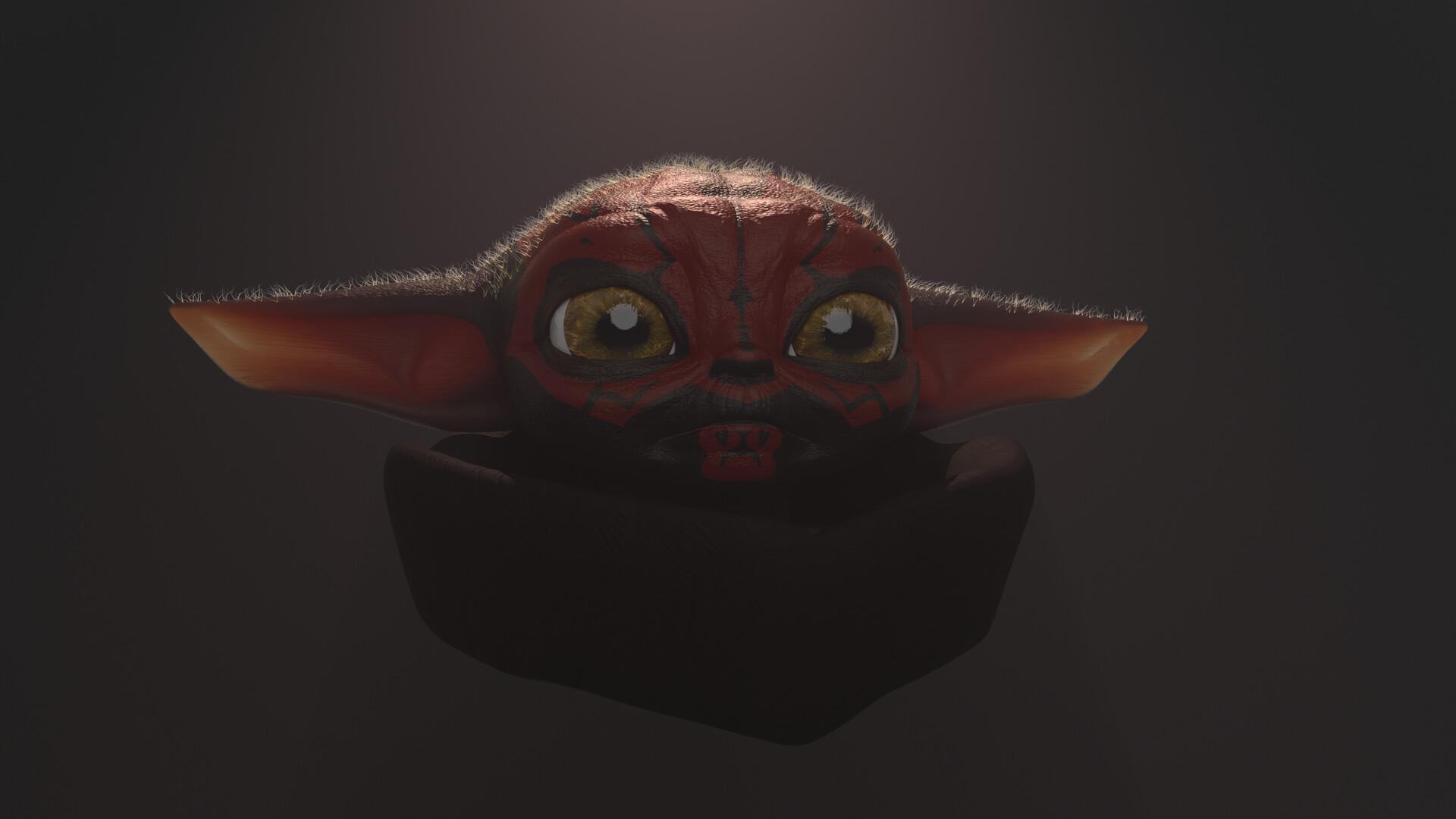 ArtStation - Baby Darth Yoda