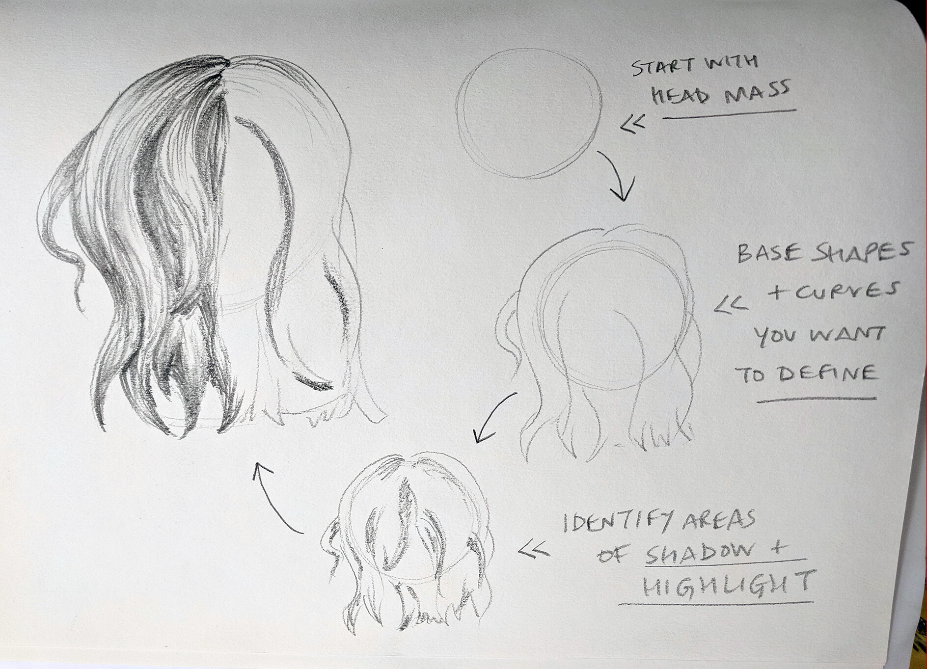 Nicola Edwards - More Hair Studies