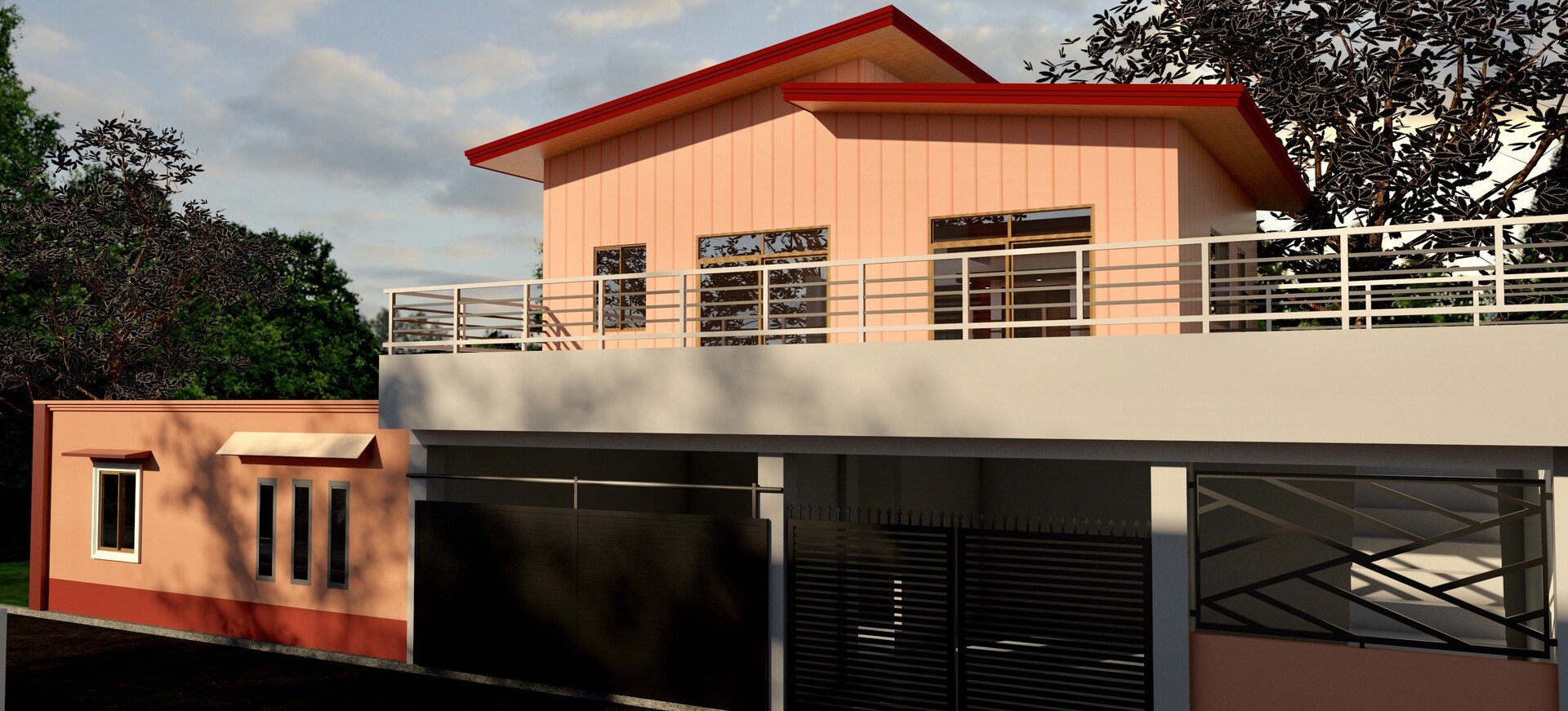 ArtStation - Proposed 2nd Floor of the house using Galvasteel Materials