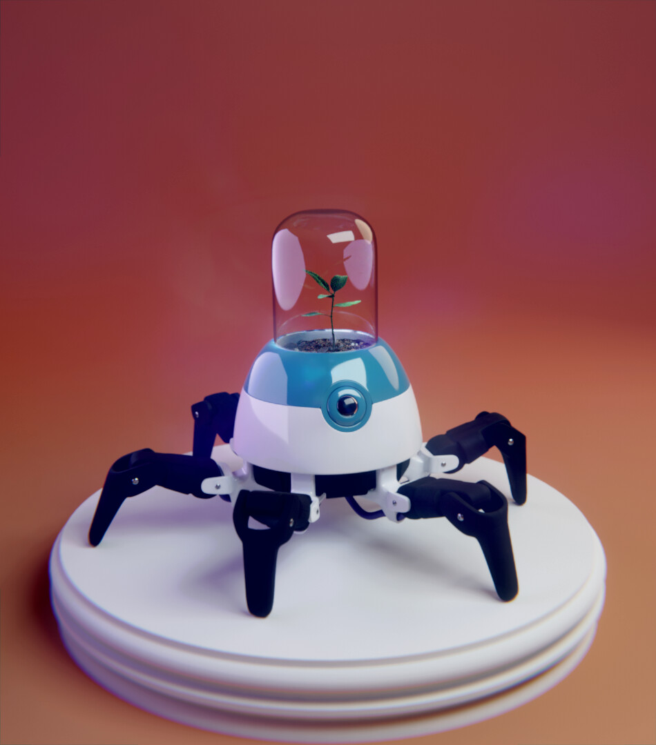 ArtStation - Plant Pot Bot 3000