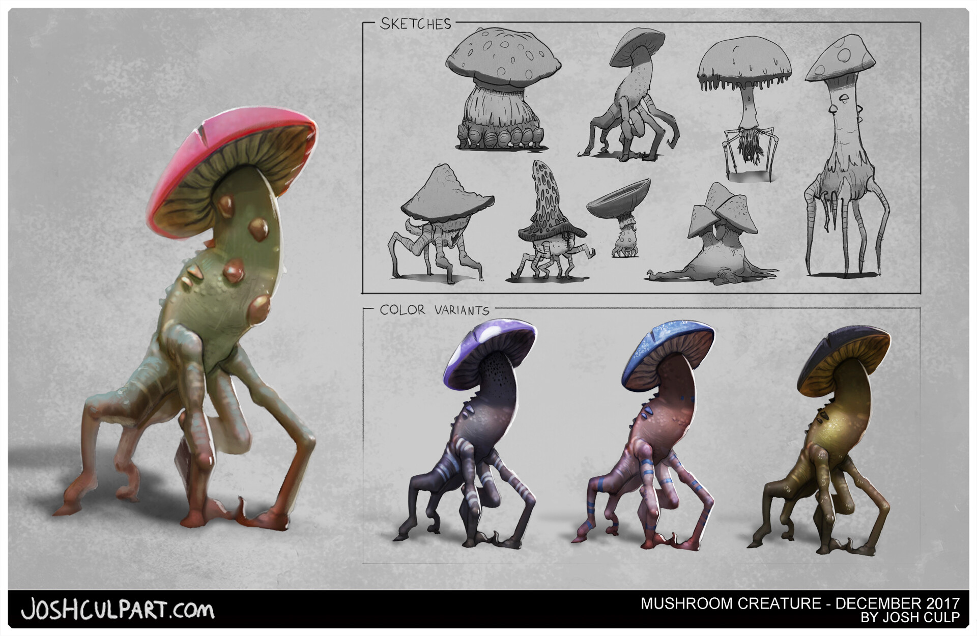 ArtStation - Mushroom Creature