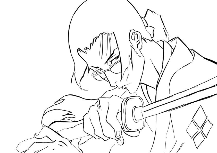 samurai champloo coloring pages