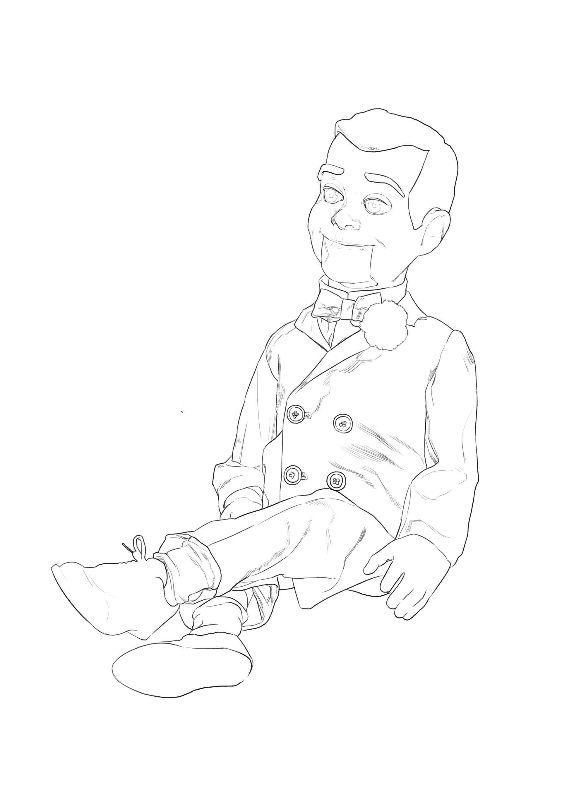 slappy the dummy goosebumps coloring pages