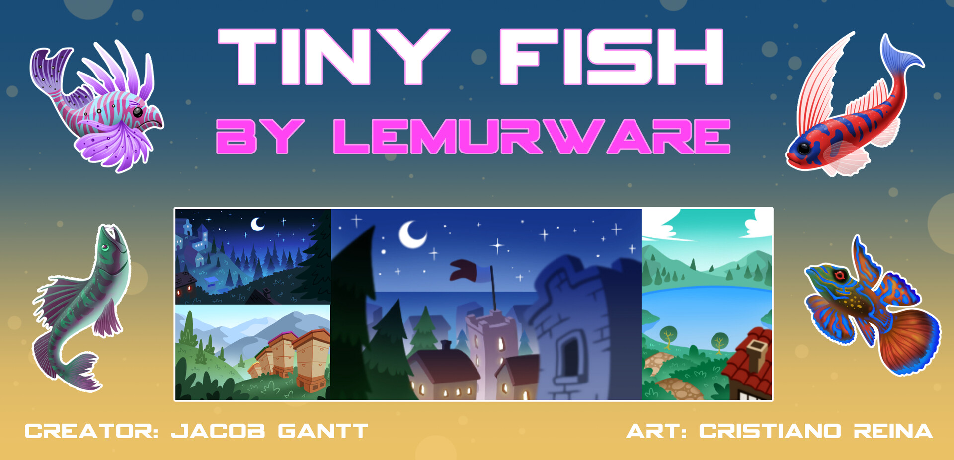 ArtStation - Tiny Fish sprites - commission