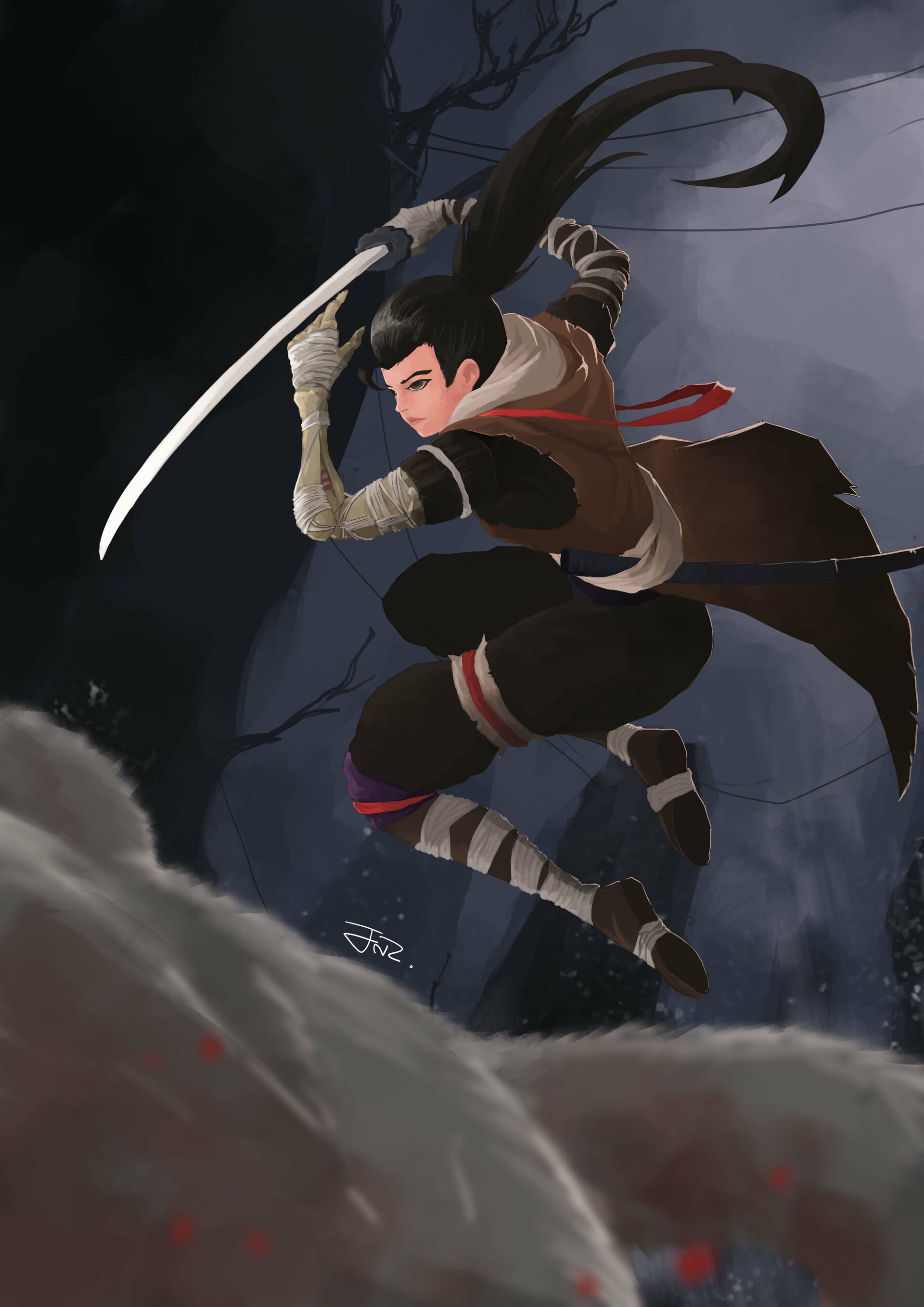 Artstation Fan Art Sekiro Shadows Die Twicesekiro