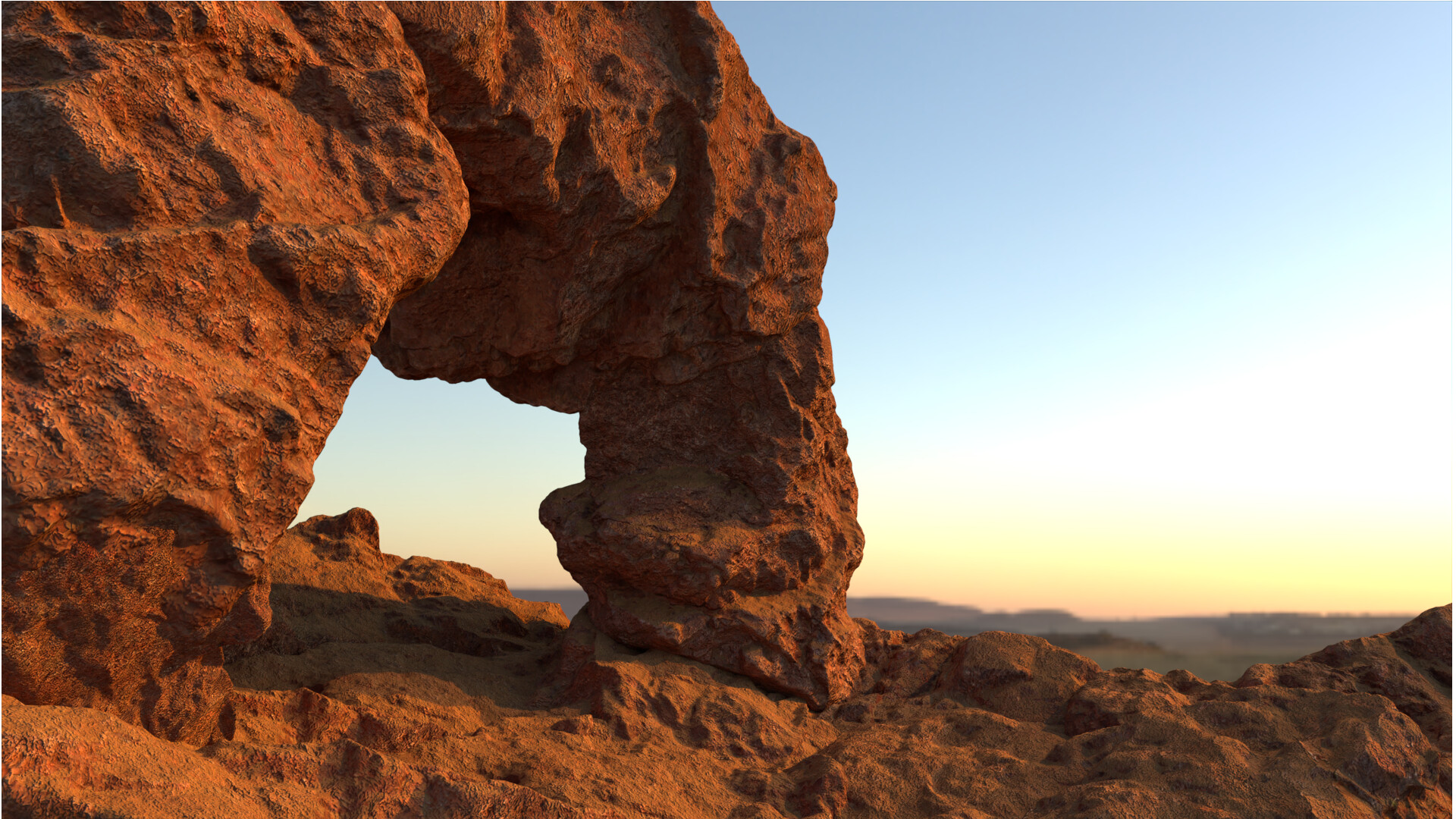 ArtStation - desert scene