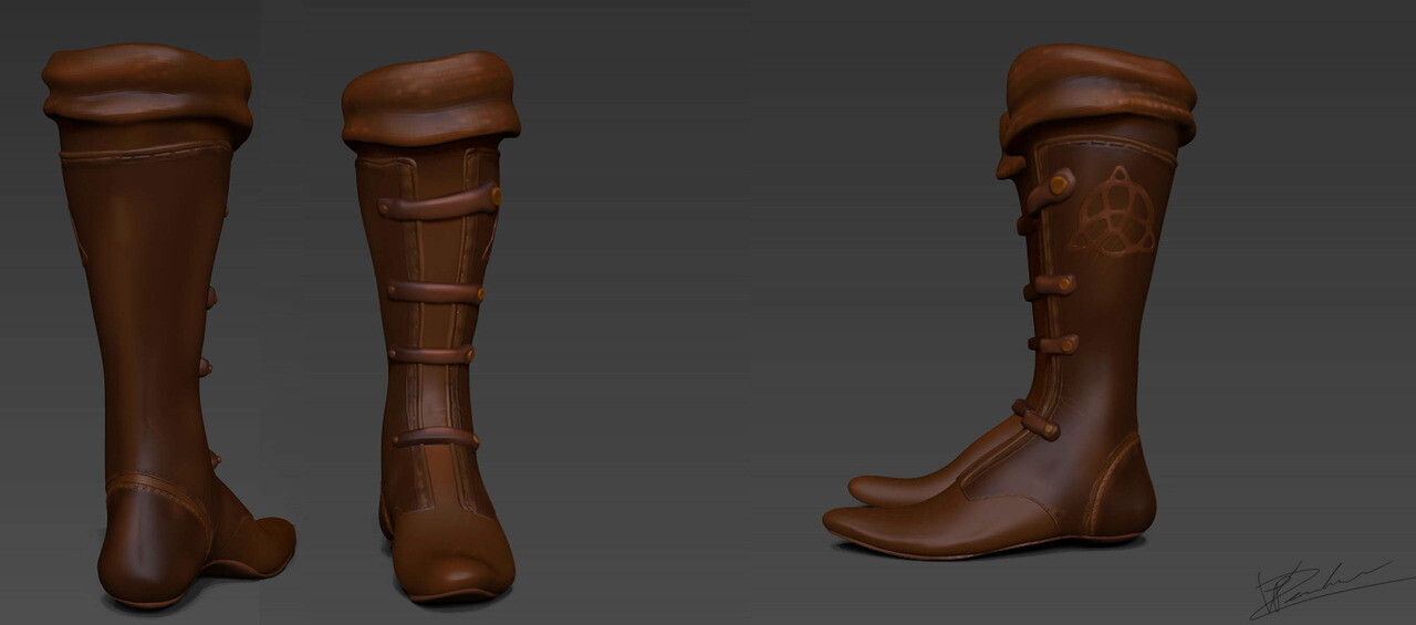 ArtStation - Witches boots