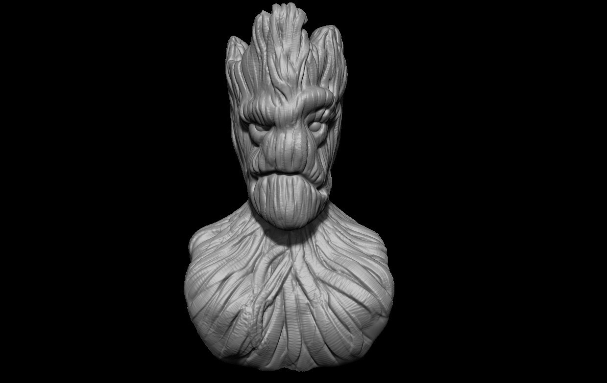 ArtStation - Old Groot speed sculpt