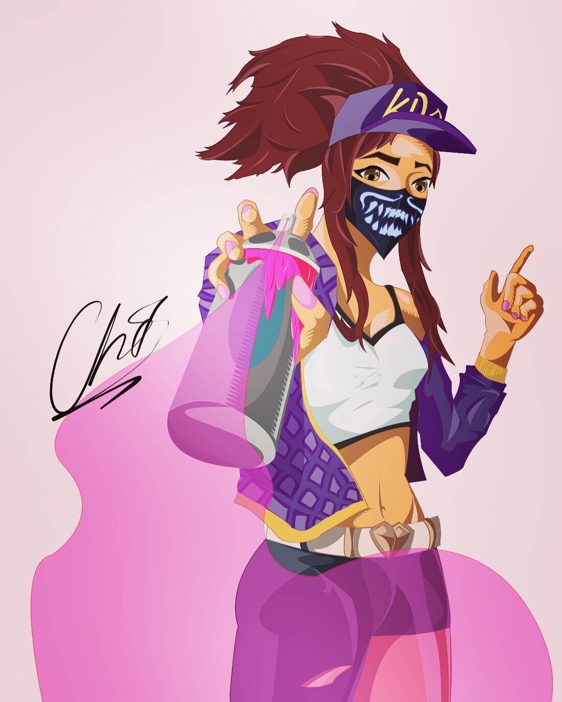 ArtStation - KDA Akali