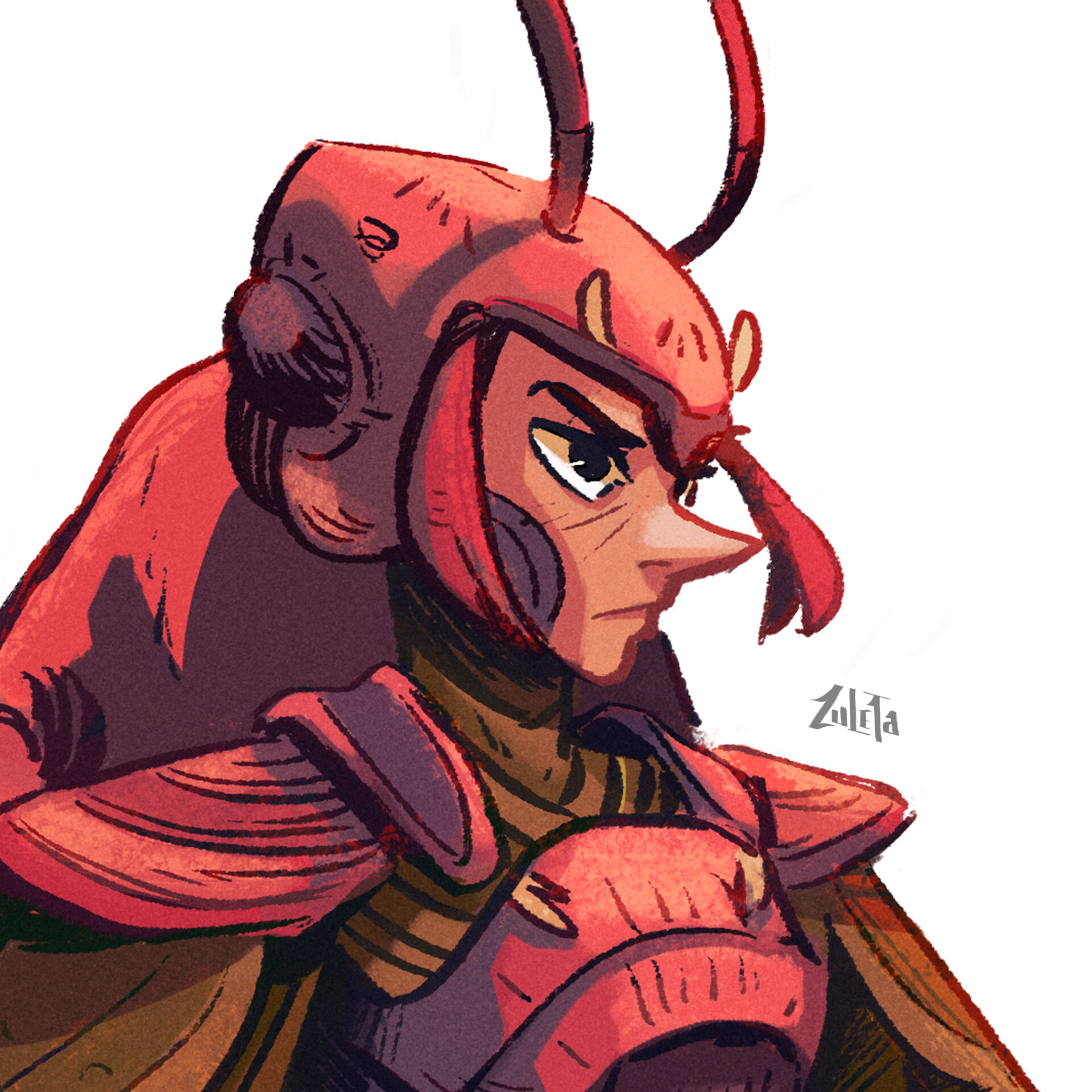 ArtStation - tiny warrior