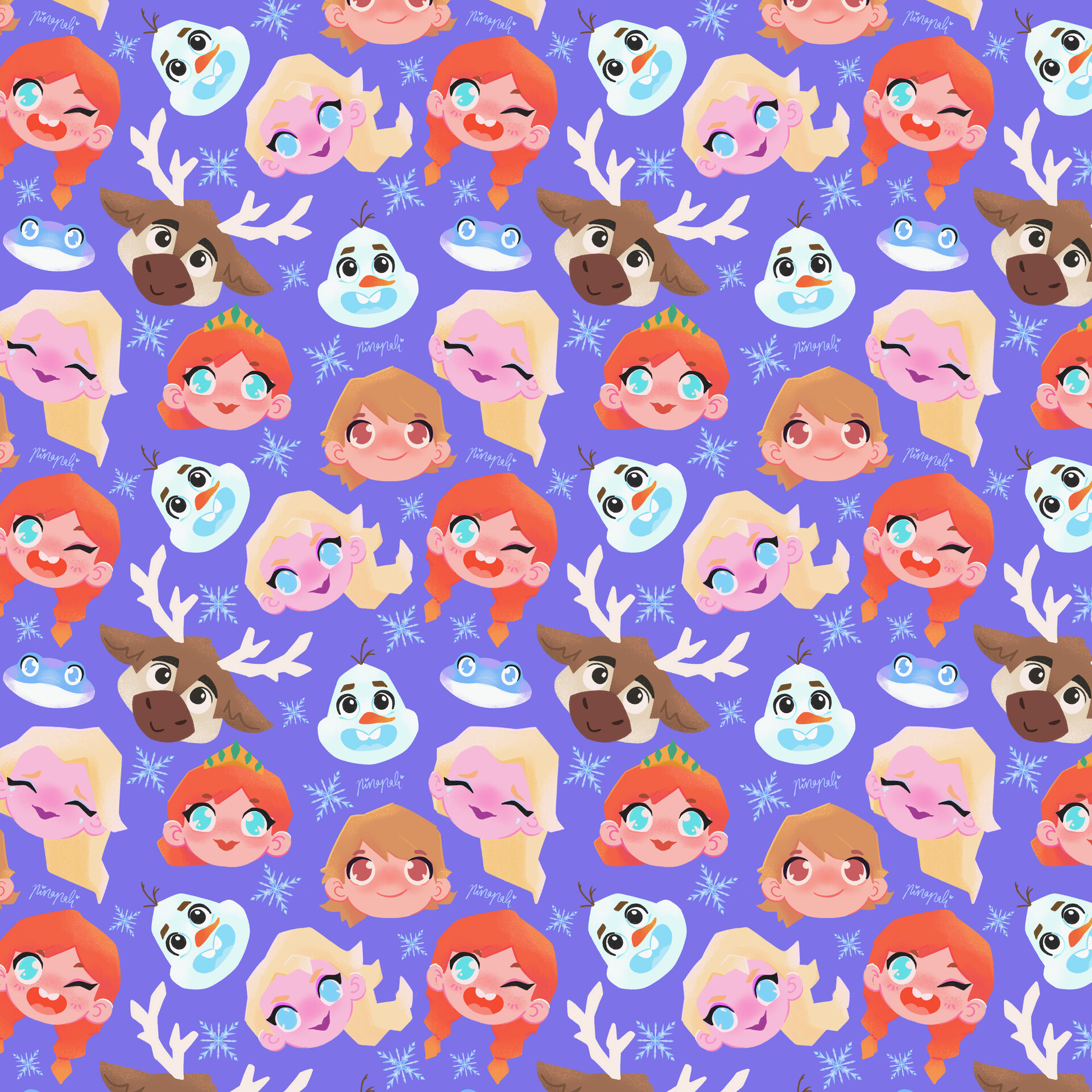 ArtStation - Frozen pattern