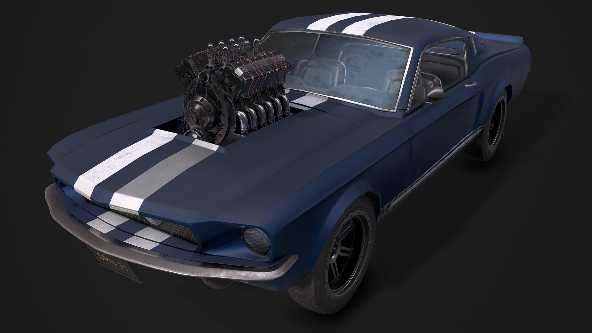 ArtStation - Classic Muscle Car