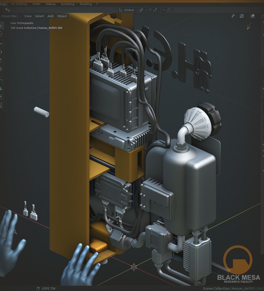 Oleksandr Sychov - HEV Suit Charger - Half Life Fan Art