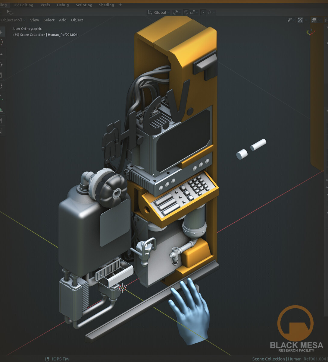 Oleksandr Sychov - HEV Suit Charger - Half Life Fan Art