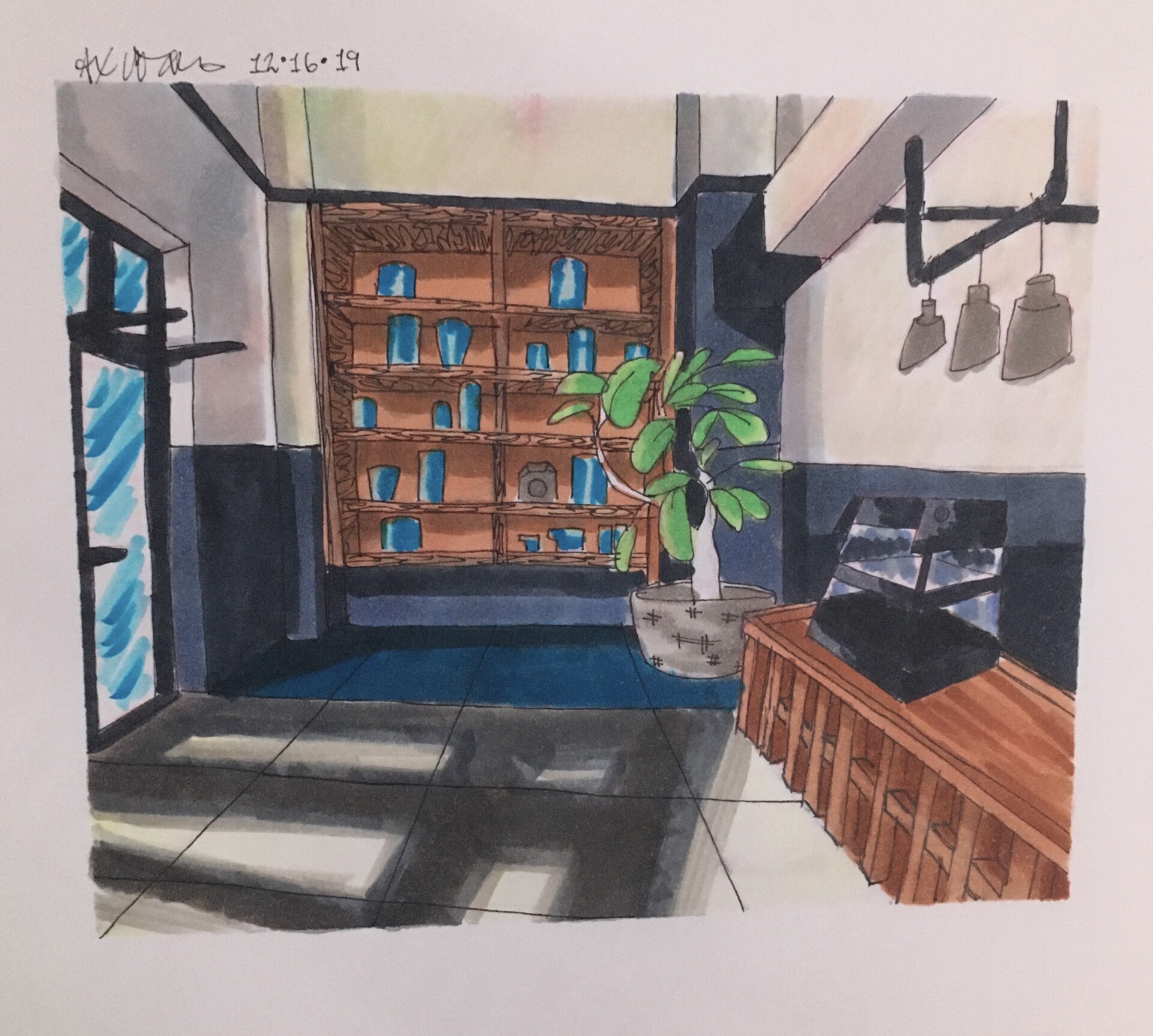 ArtStation - Interior Practice/Doodles