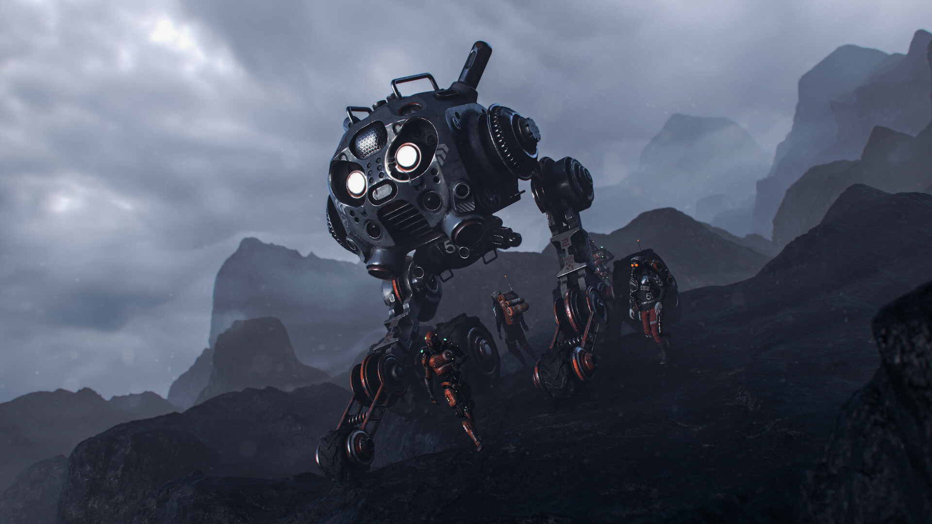 ArtStation - Drifter, exploration rover concept